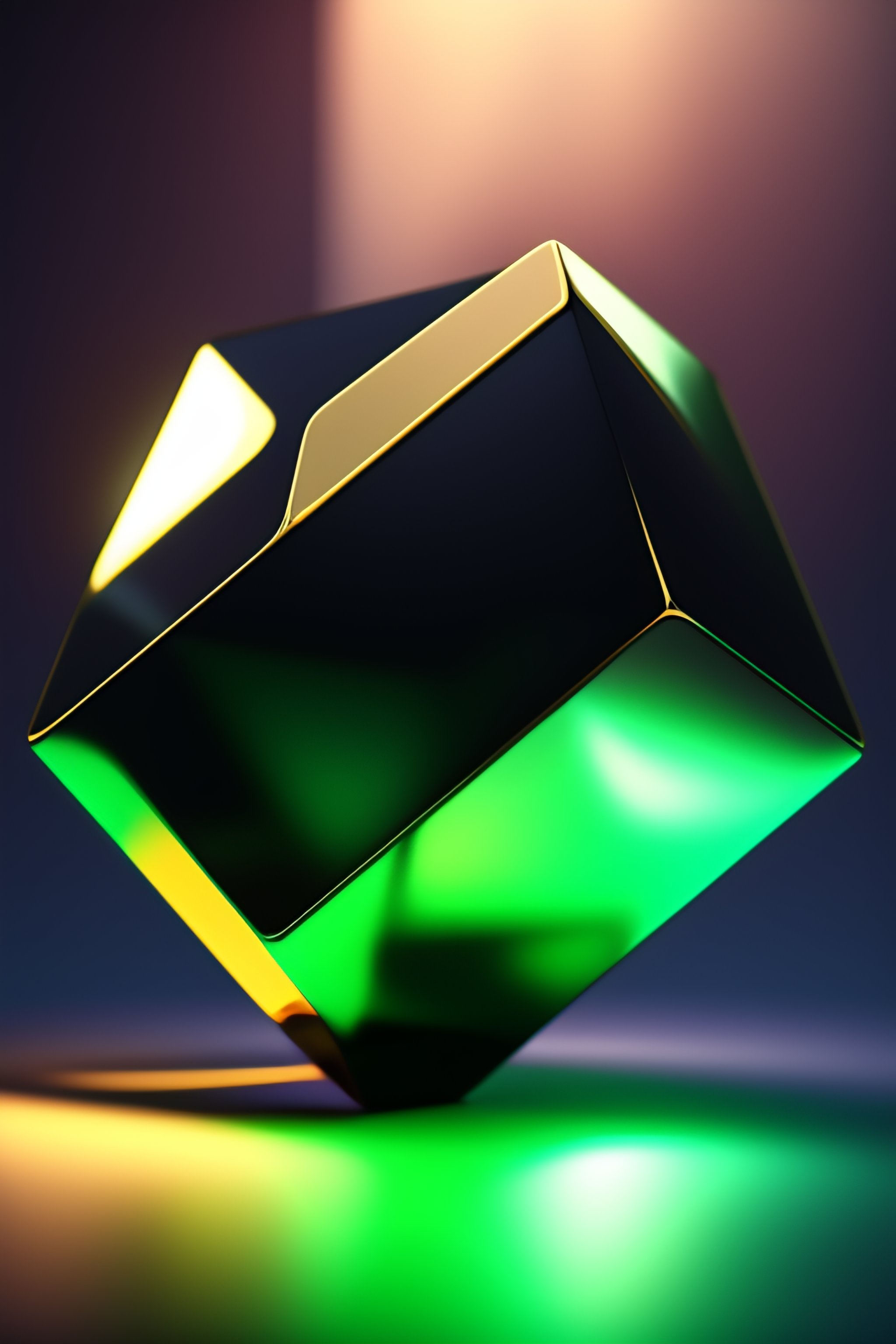 Lexica - A photorealistic render of a metallic crystalline neotribal ...