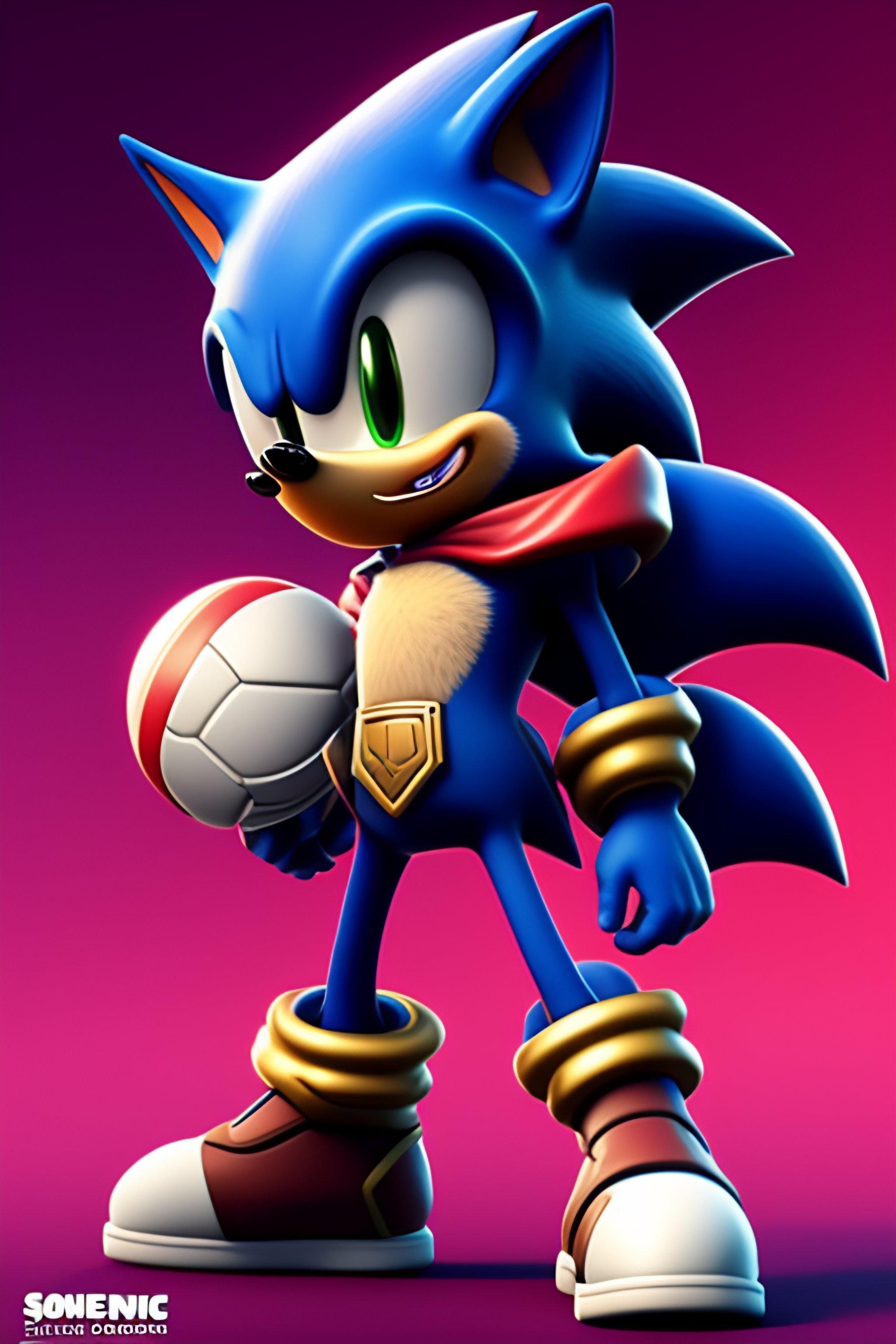 Lexica - Sonic as fortnite skin