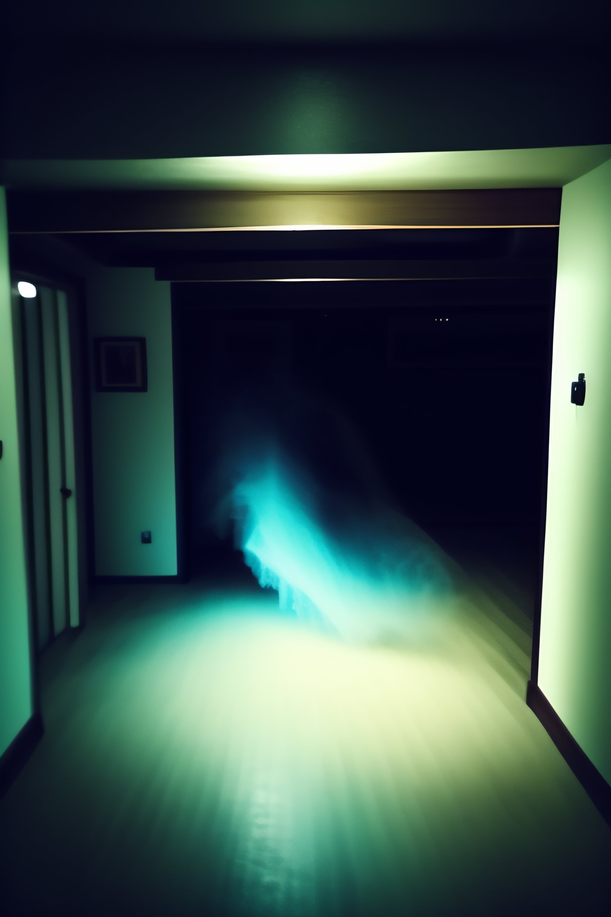 Lexica - Horror demon evil transparent spirit attacks in basement ...