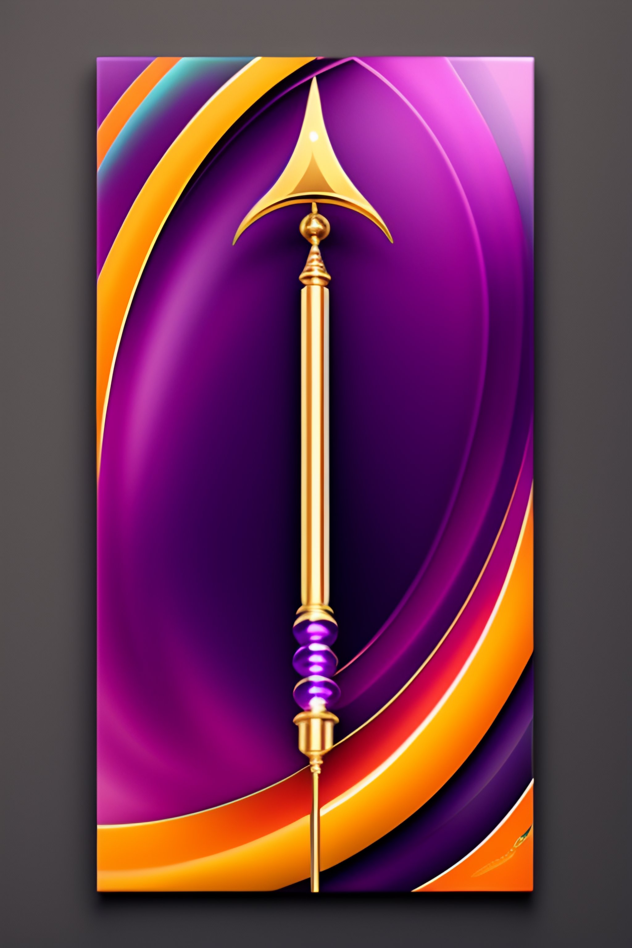 Lexica - Two headed spear with purple