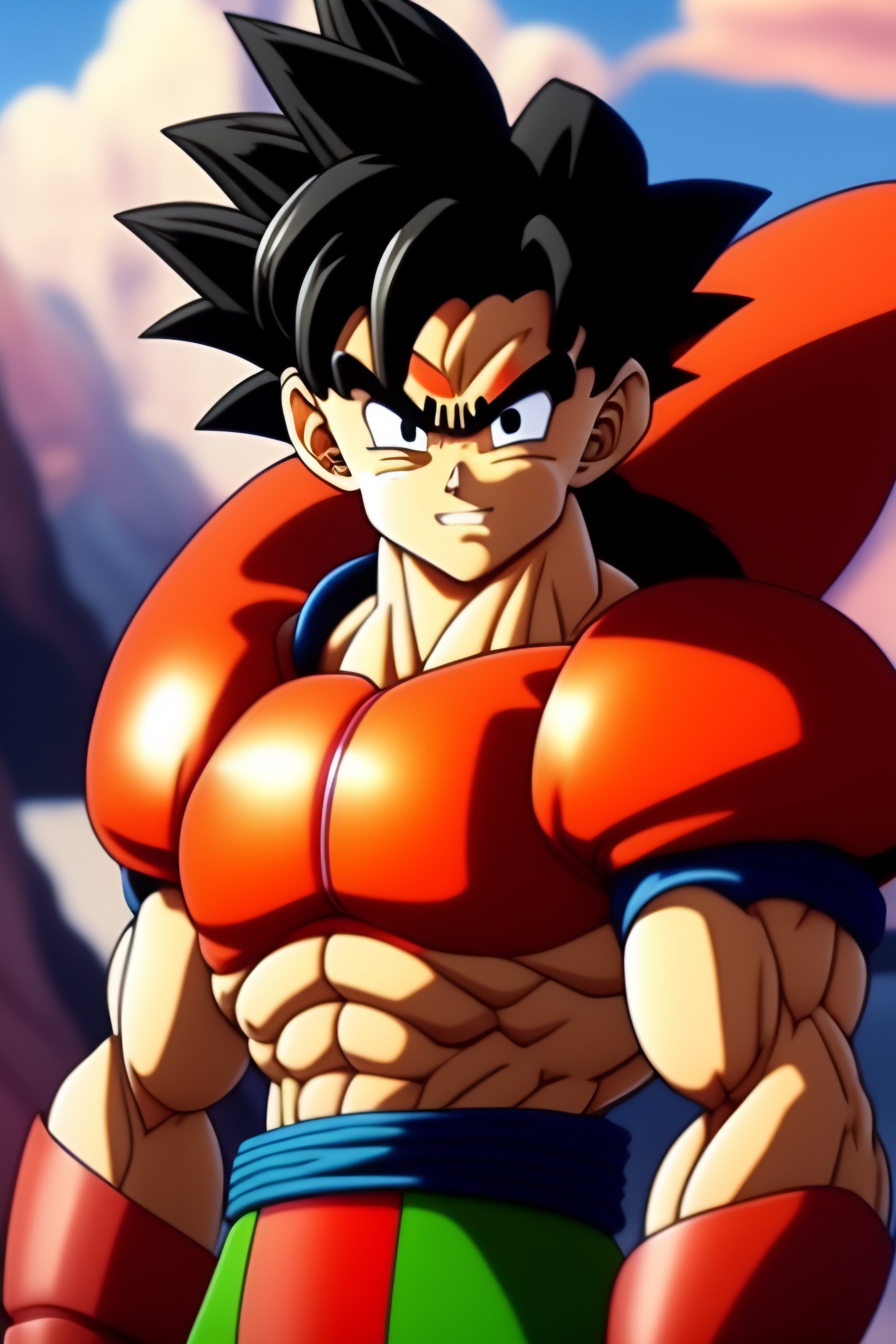 Lexica - Goku diguised the lady bug animated series character