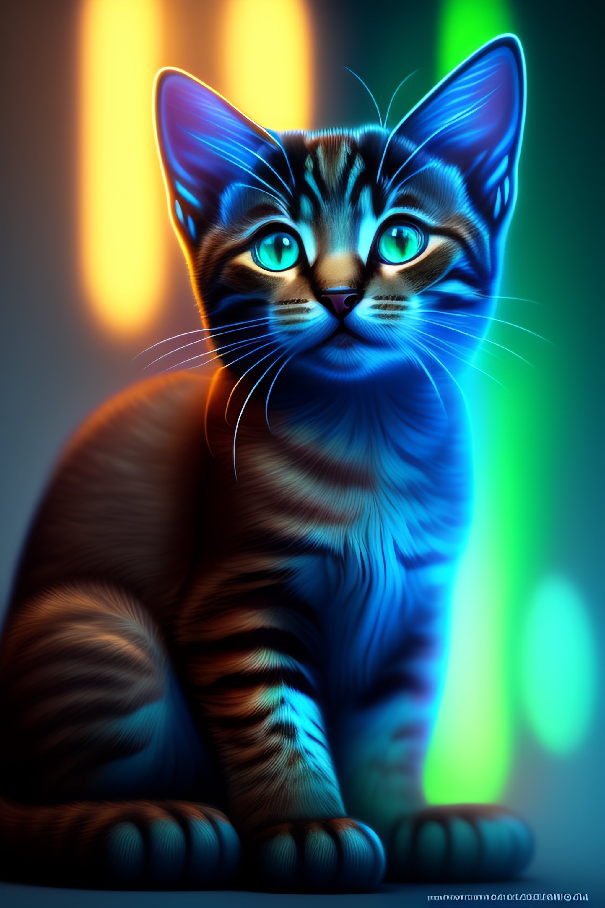 Glowing Kitten