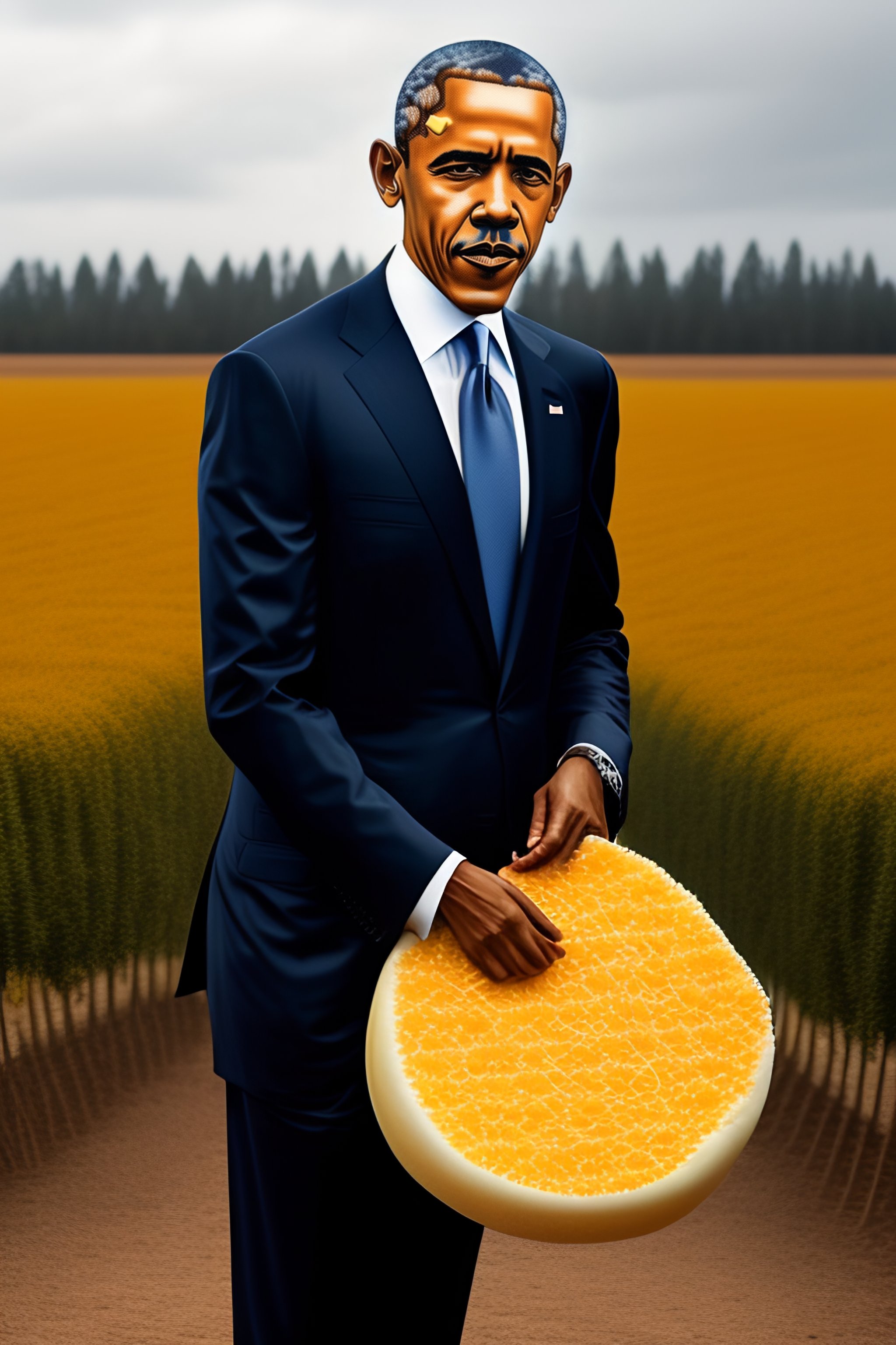 Lexica - Barack obama made out of cheese