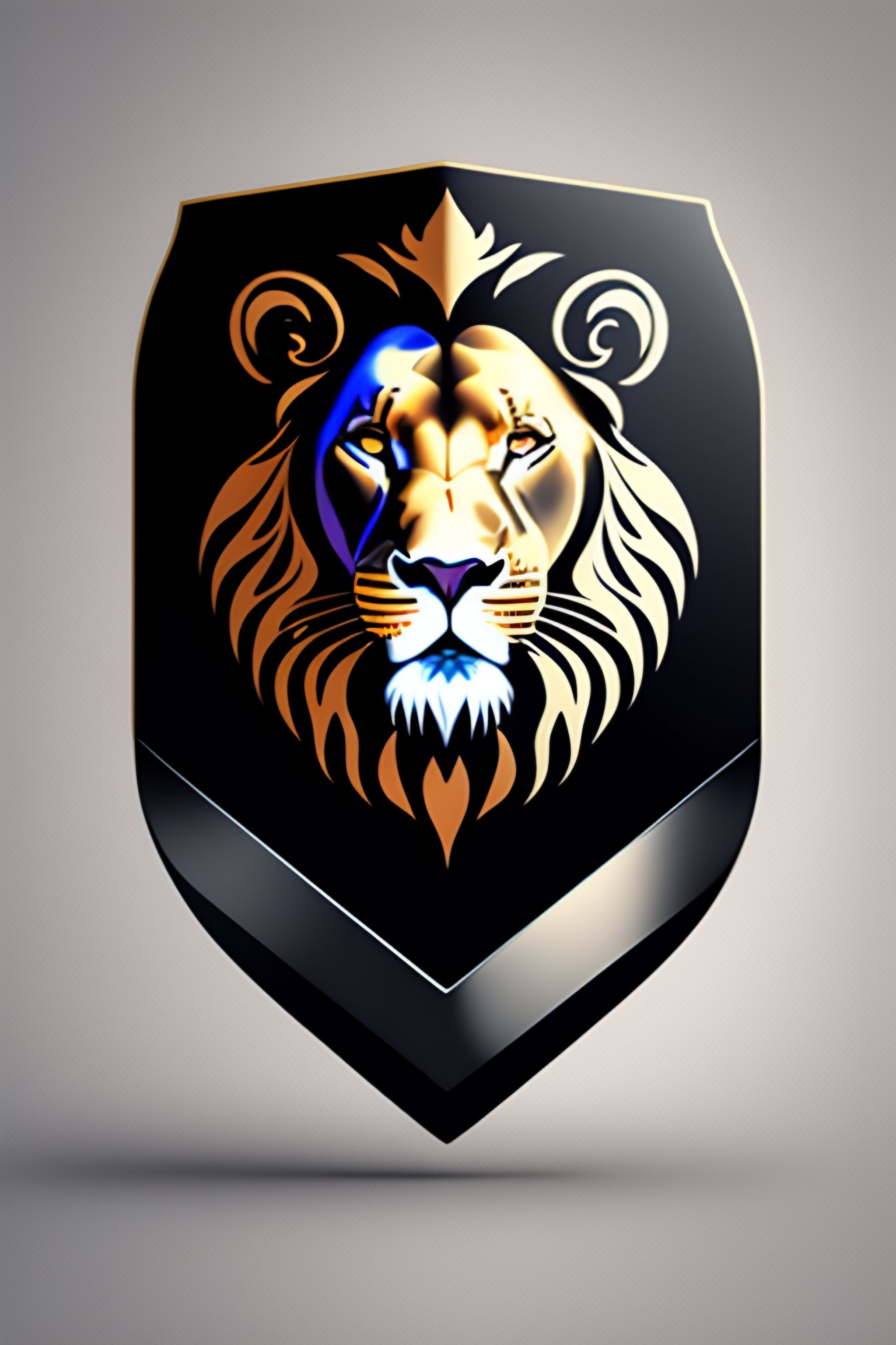 Lexica - A minimalist lion logo for a modern company, modern design