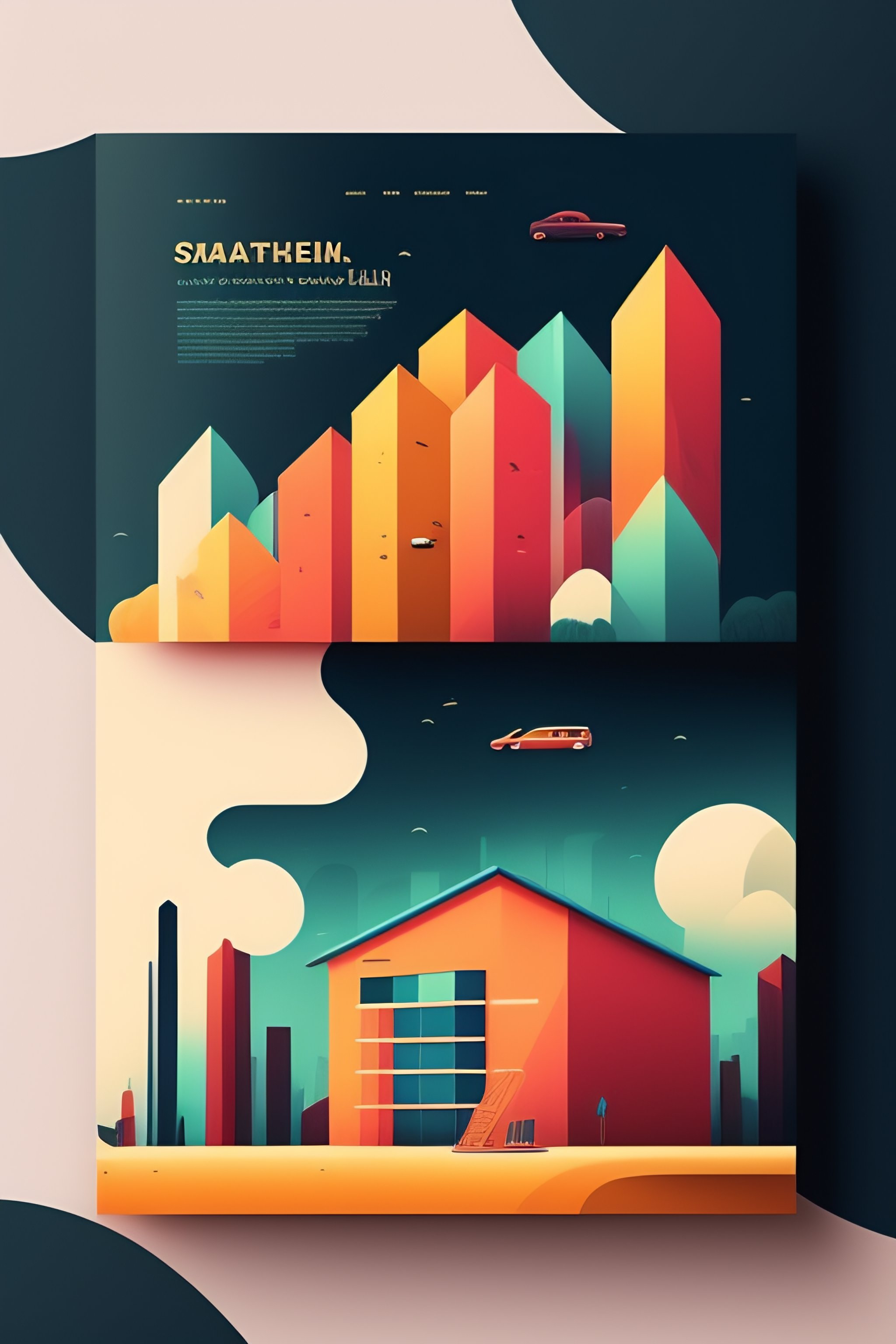 Lexica - Webpage background hero image for real estate company modern ...