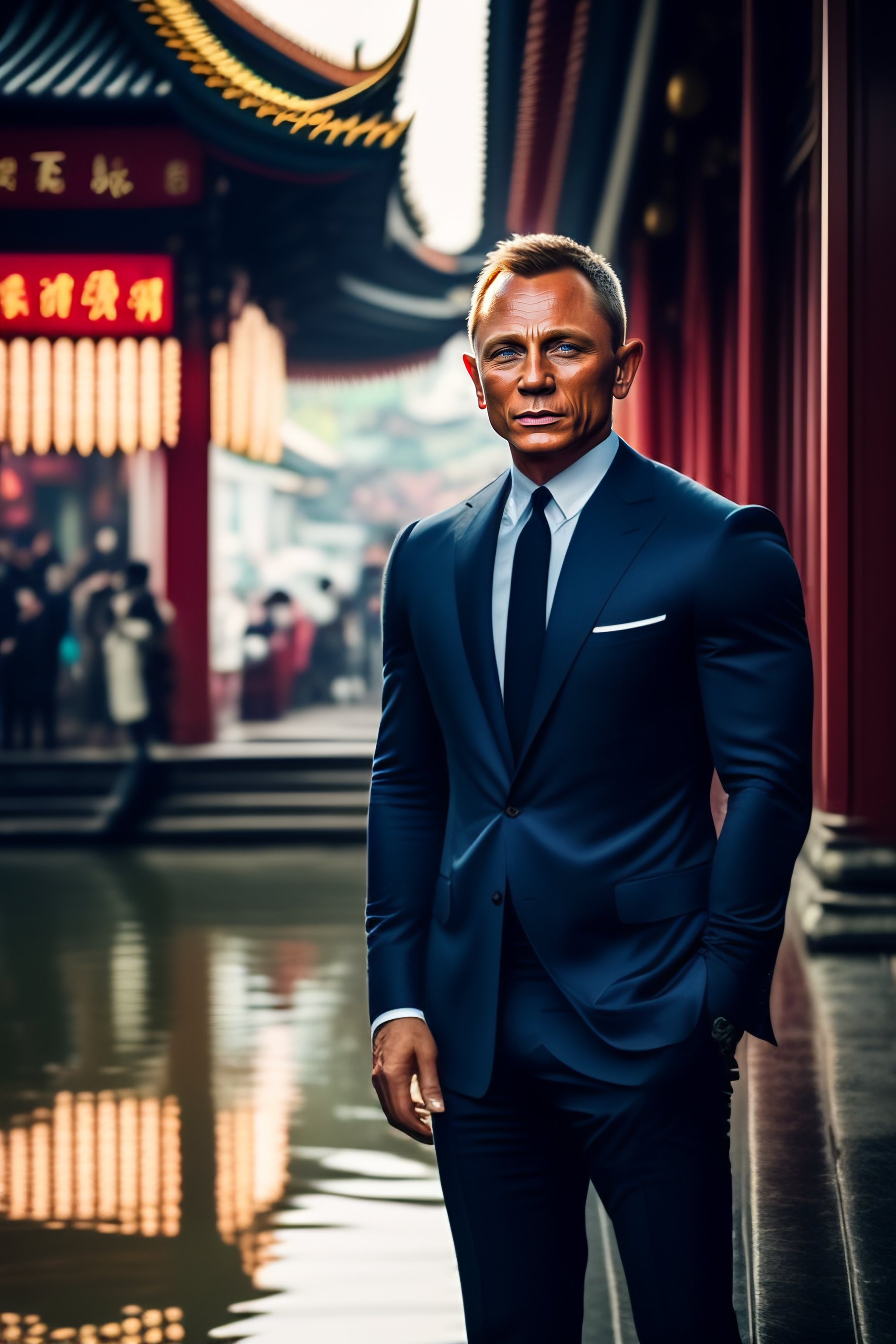 Lexica - Daniel craig at sam poo kong semarang