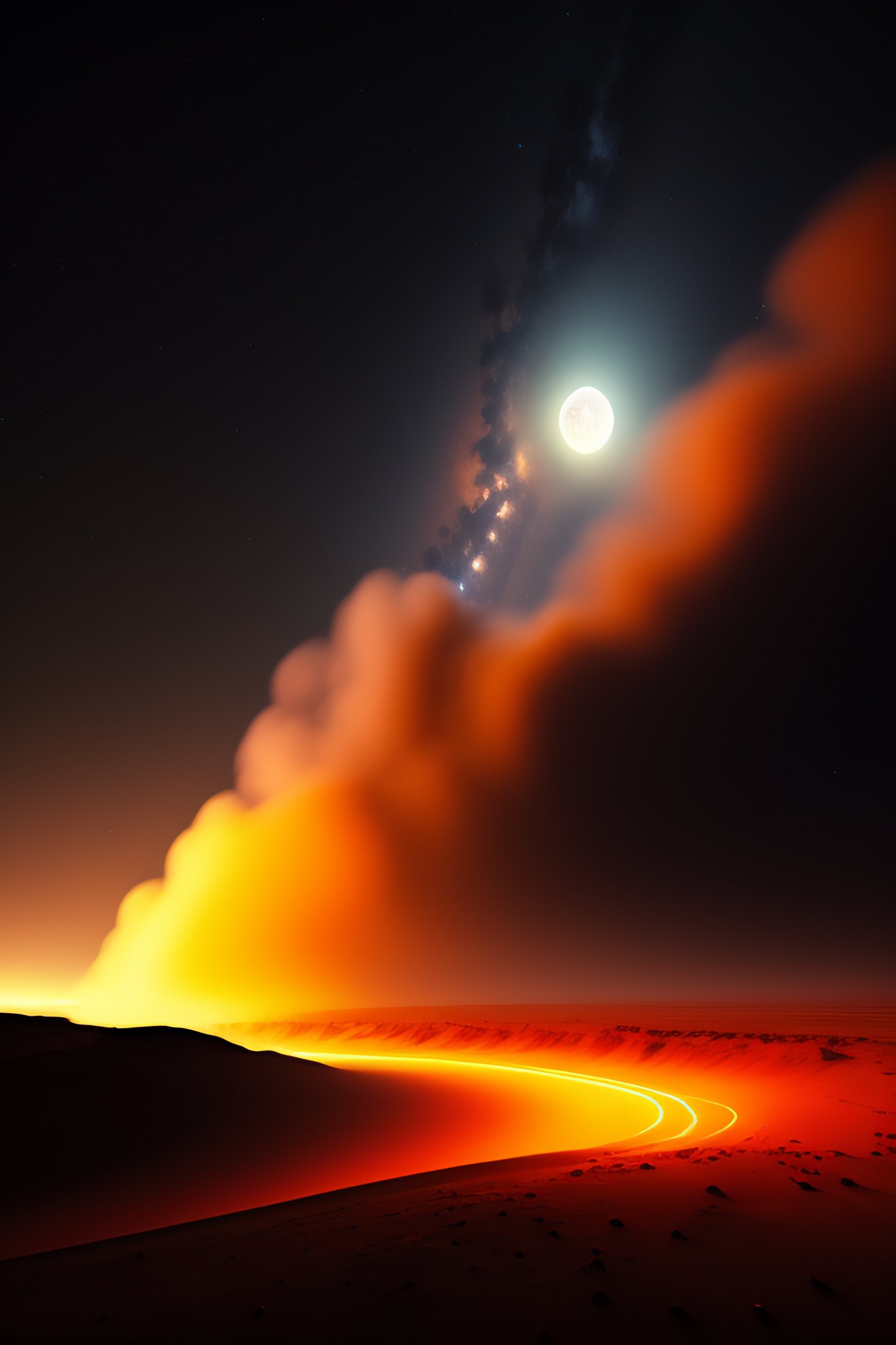 Lexica - 50mm Photograph of PSLV designed by ISRO landed on a Mars ...