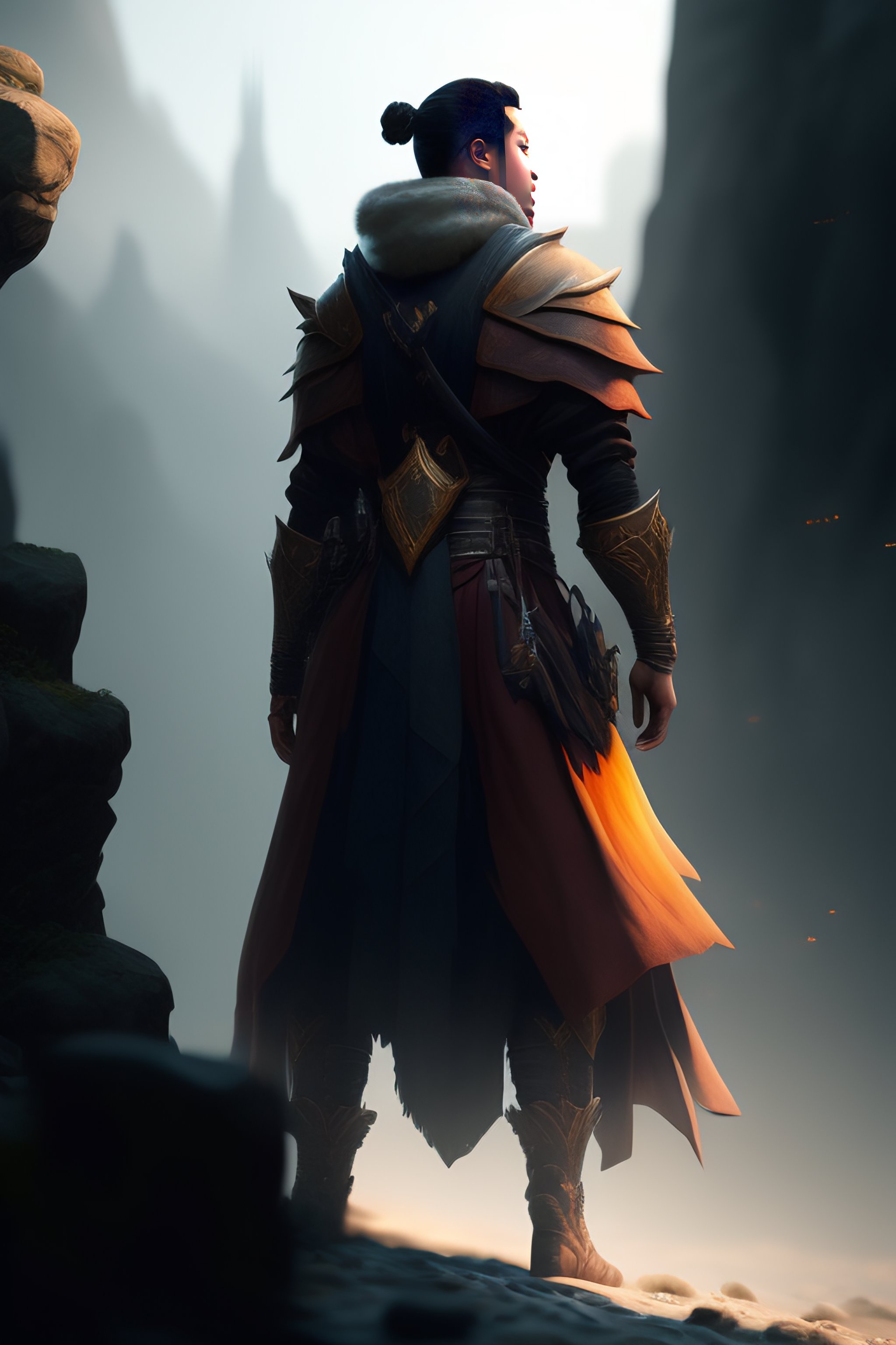Lexica - A sneaky rogue, Full body shot, powerfull, intricate, elegant ...