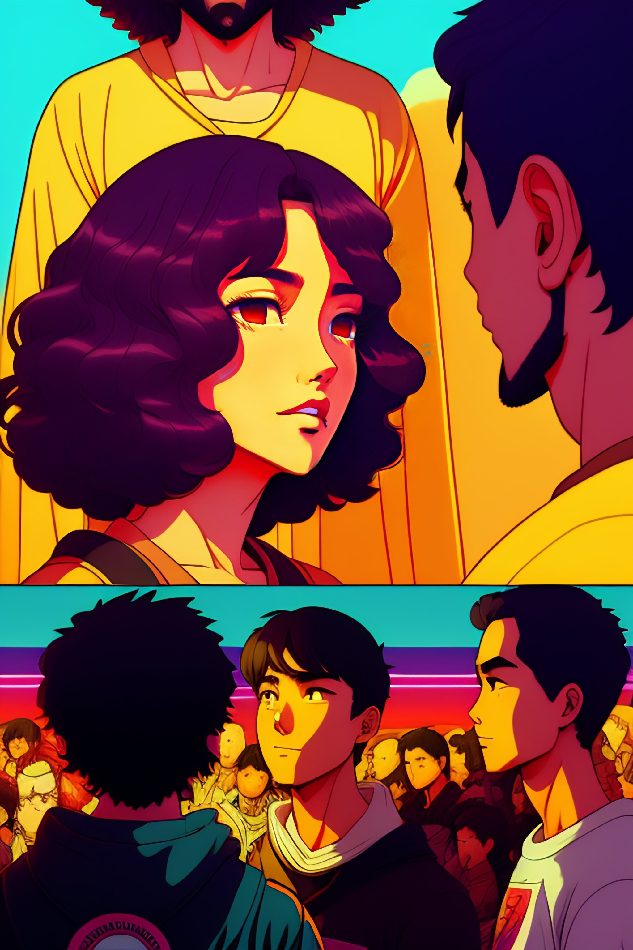 Lexica - Jesus is preaching, style of Laurie Greasley, studio ghibli ...