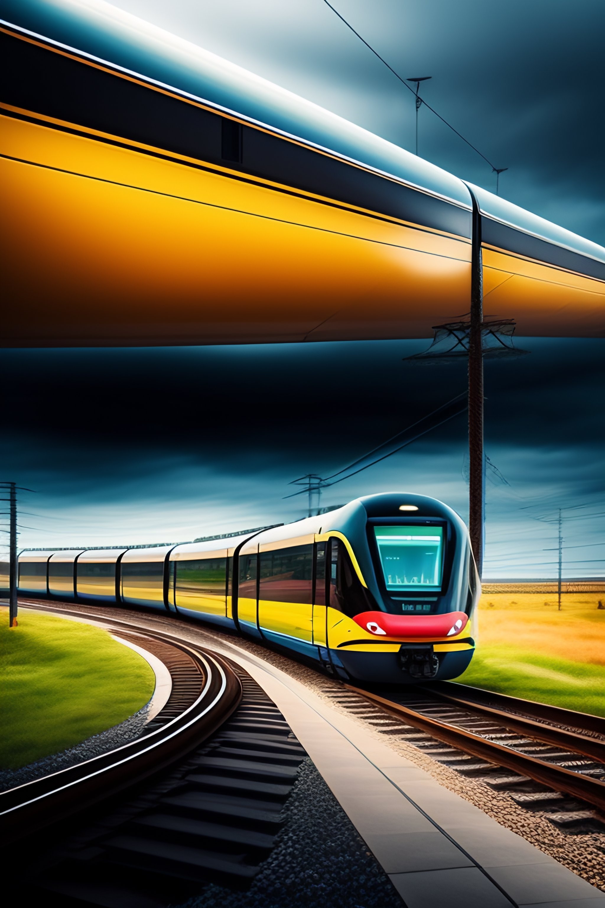 Lexica - Electric train line, another world