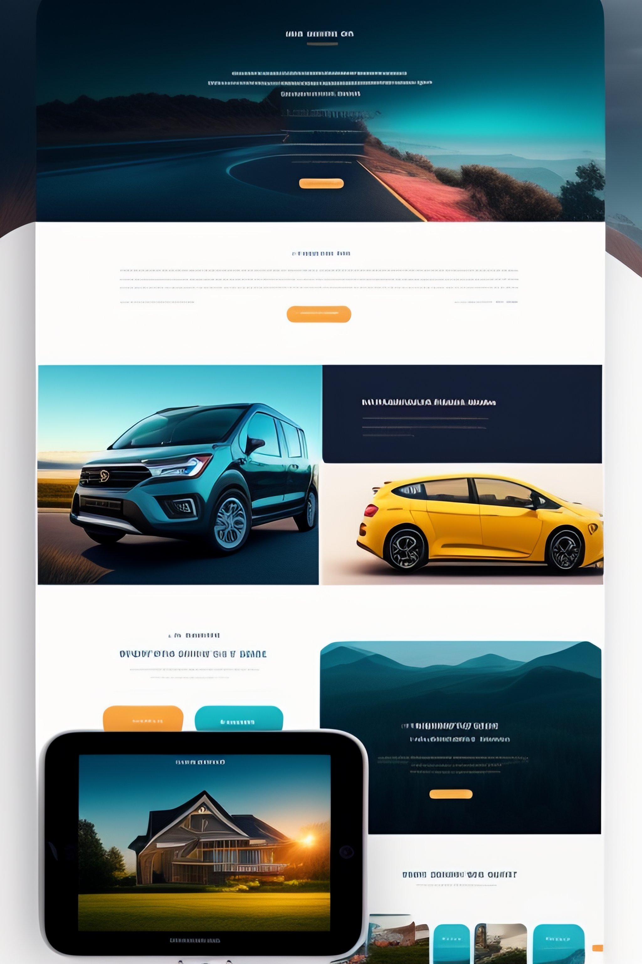 Lexica - Carpooling website design photoshop design 4k real scene high ...