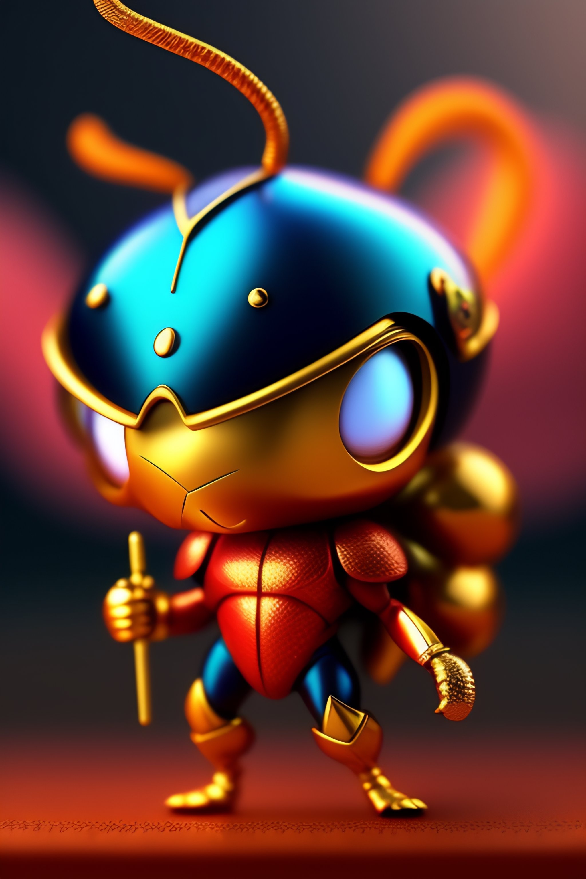 Lexica - Anthropomorphic ant super hero