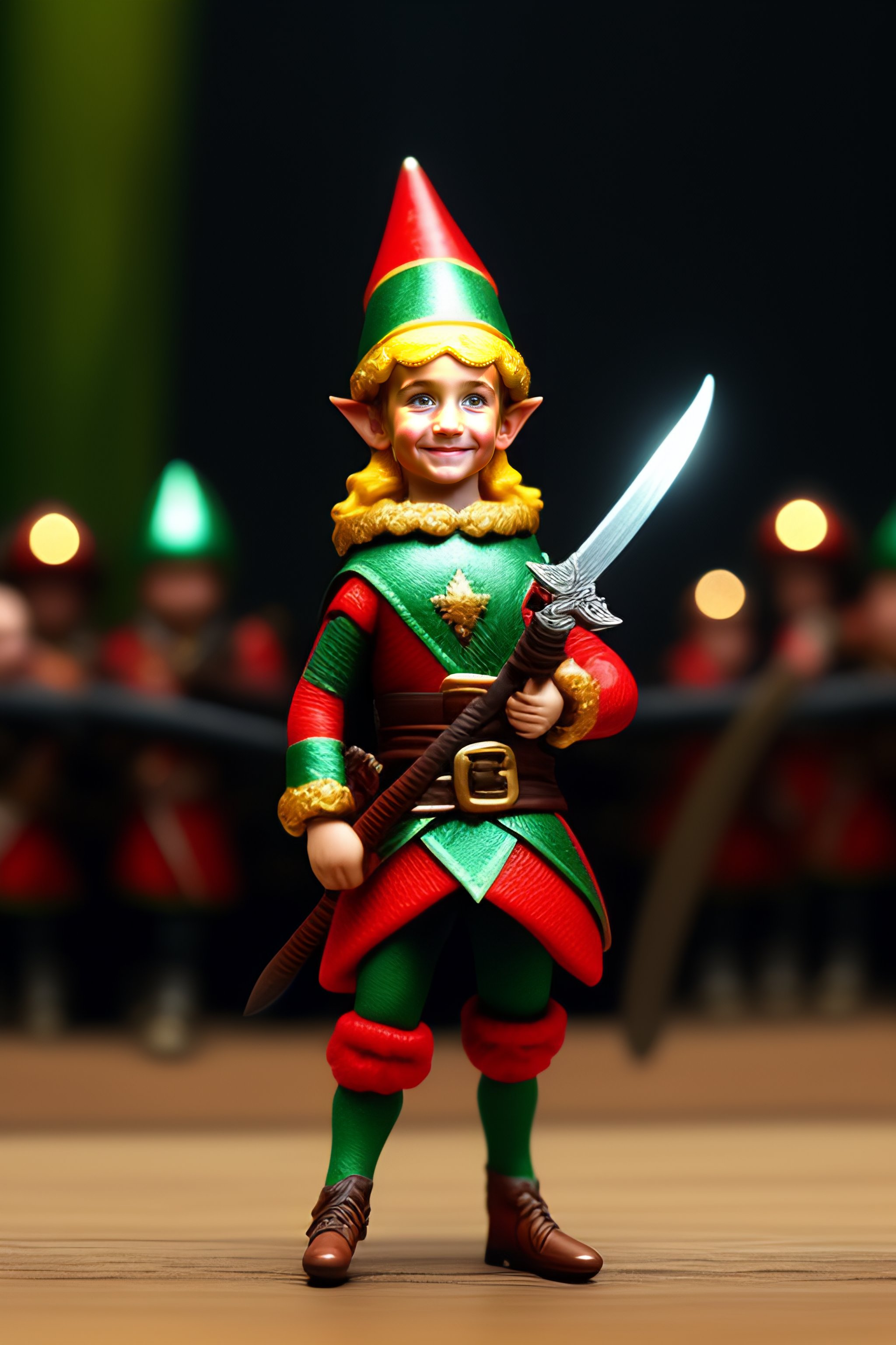 Lexica - Elf holding a sword