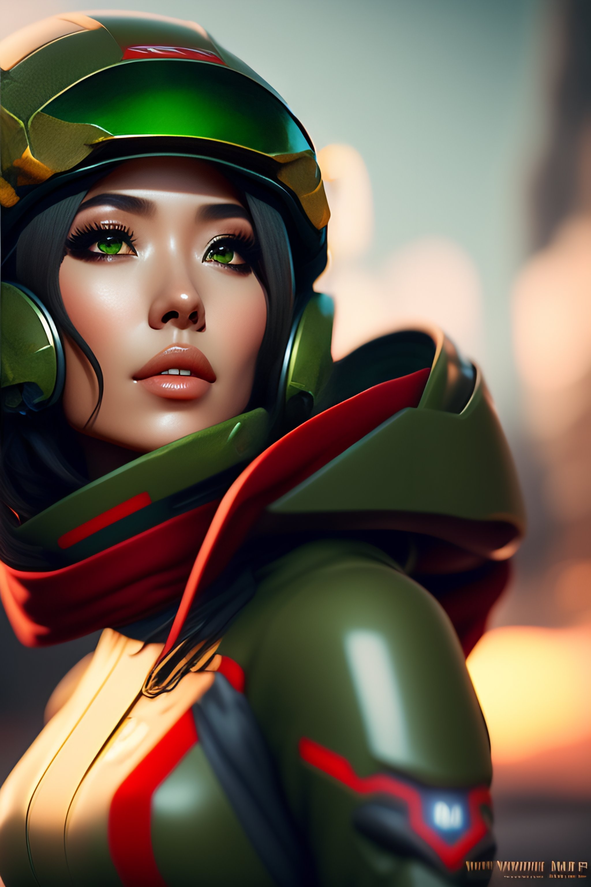 Lexica - Master Chief (halo) eating pasta by wlop, ilya kuvshinov ...