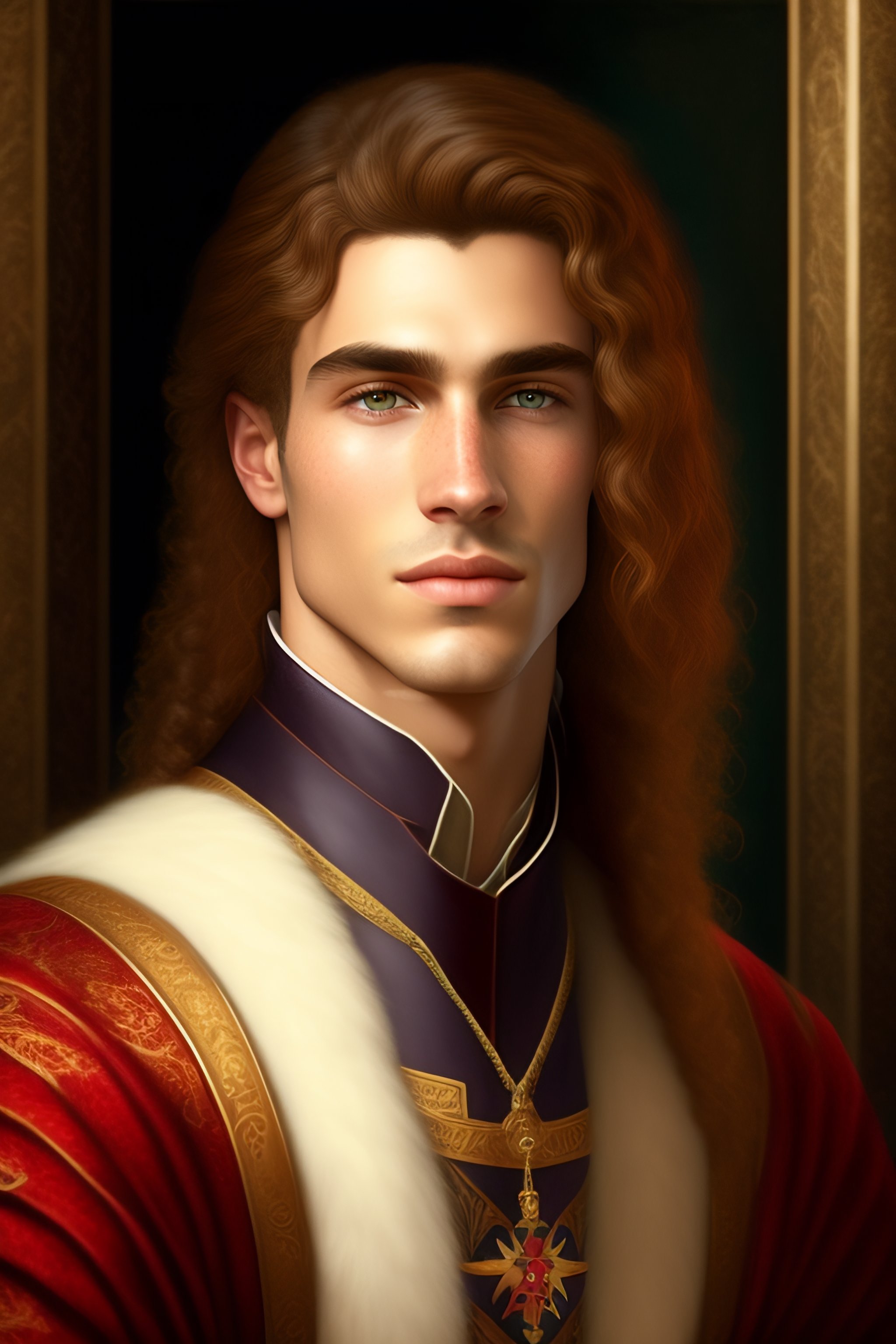 Lexica - Jacob Collins-Levy with light hair medieval style, detailed