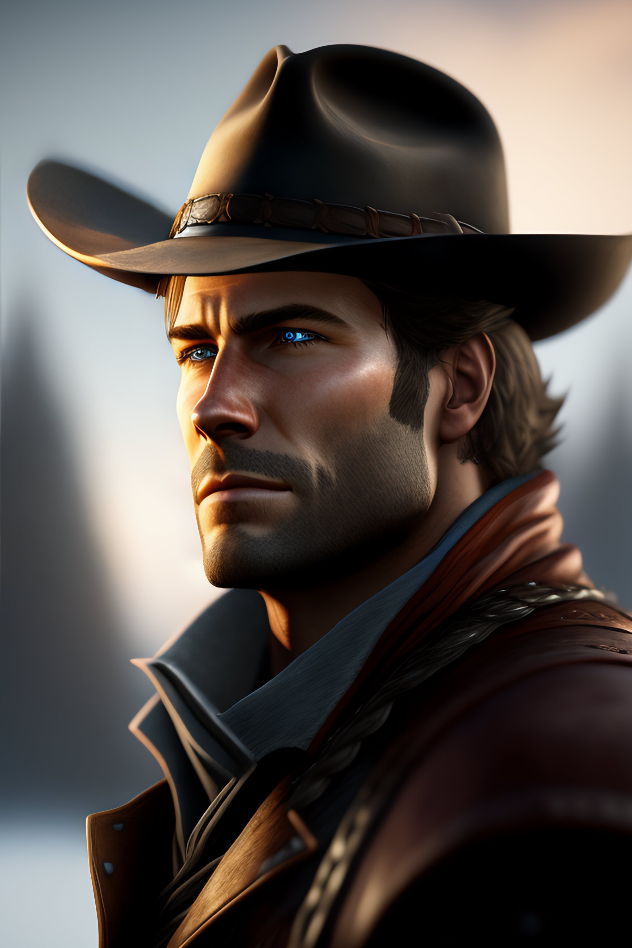 Lexica - Arthur Morgan photorealistic, live person