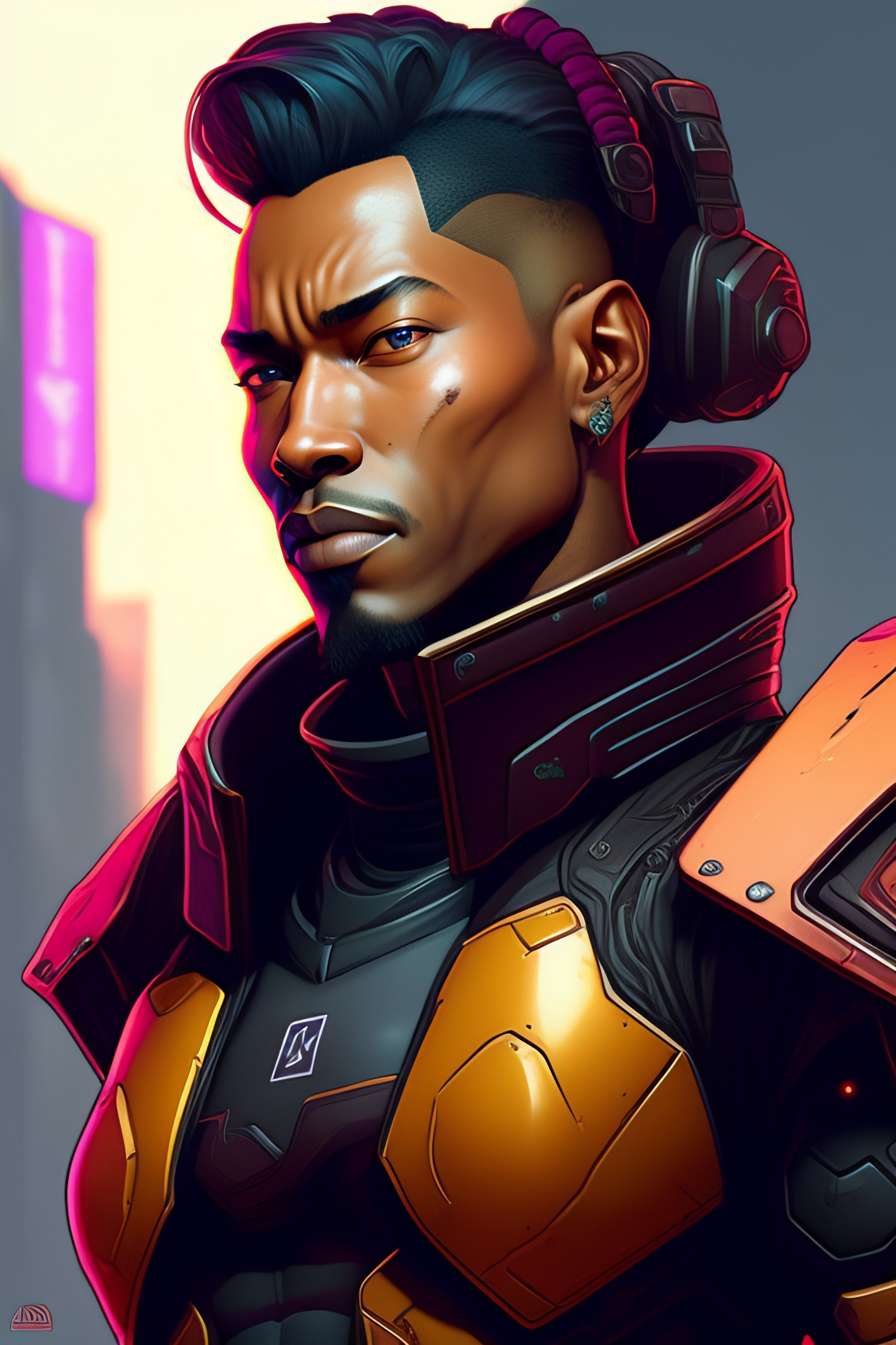 Lexica - A study of cell shaded portrait of james cameron cyborg as ...