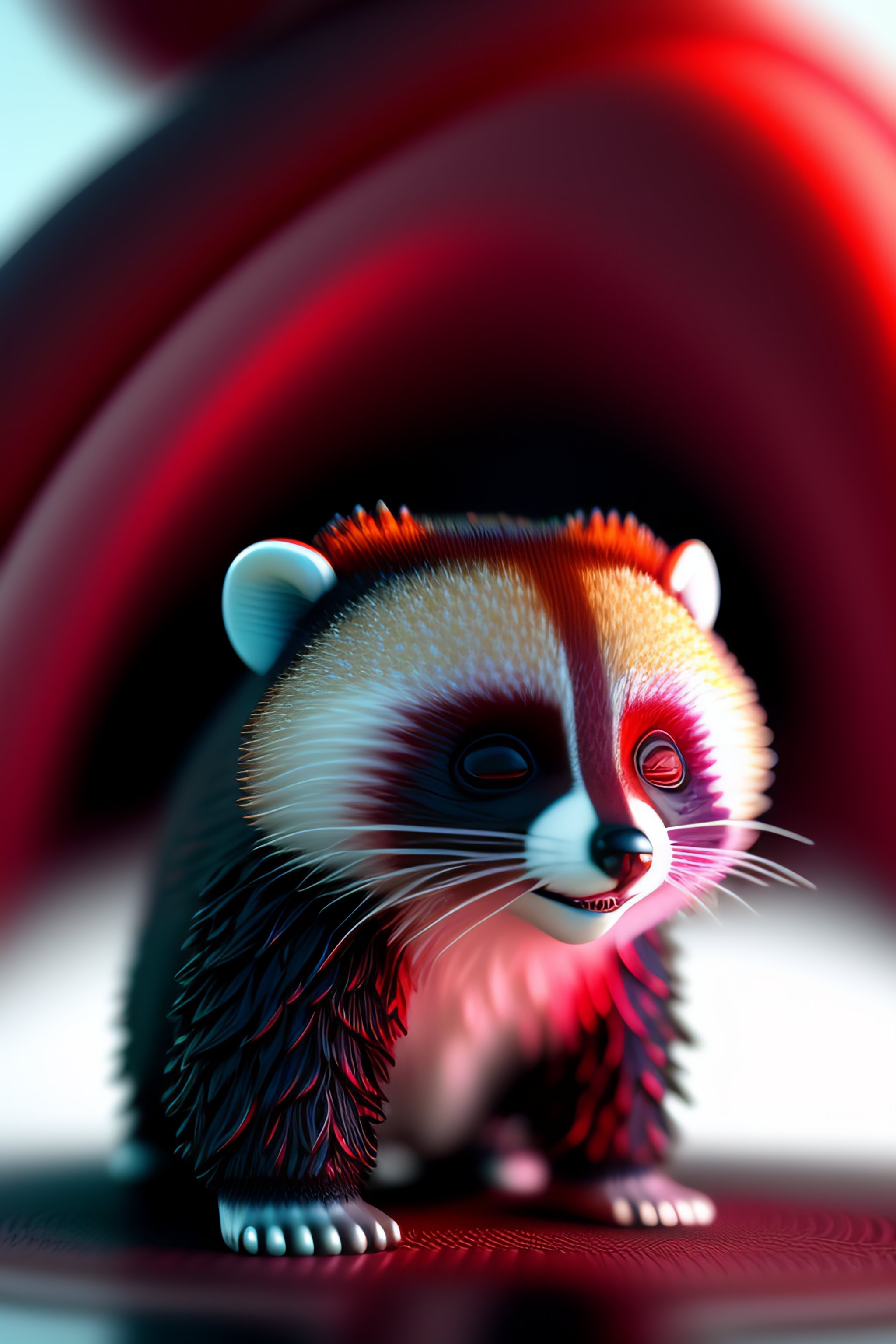 Lexica - Complex 3d render ultra detailed of a male death tanuki ...