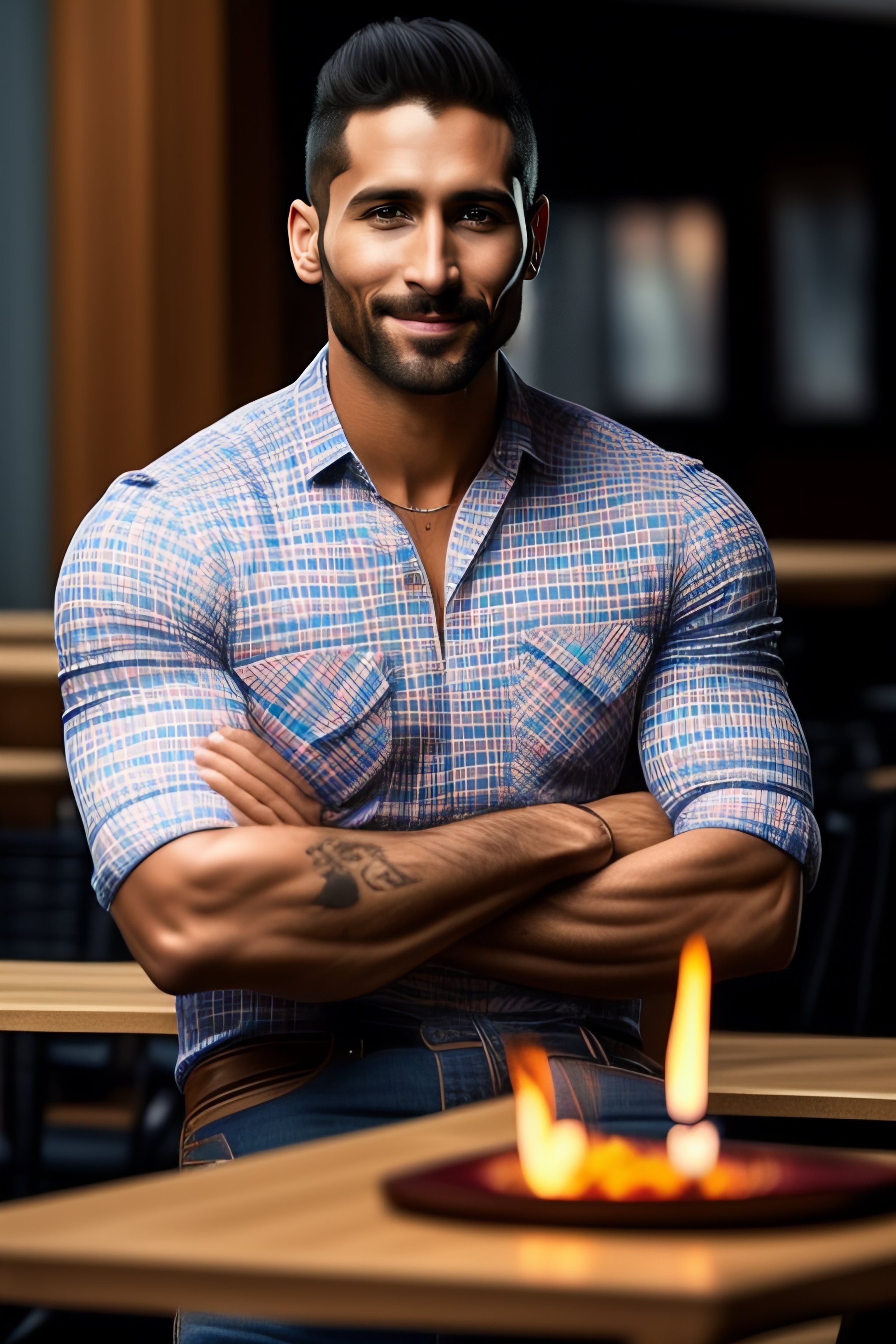 Lexica - 32-year-old man of 68 kilos in clothes of the 9 years posing ...