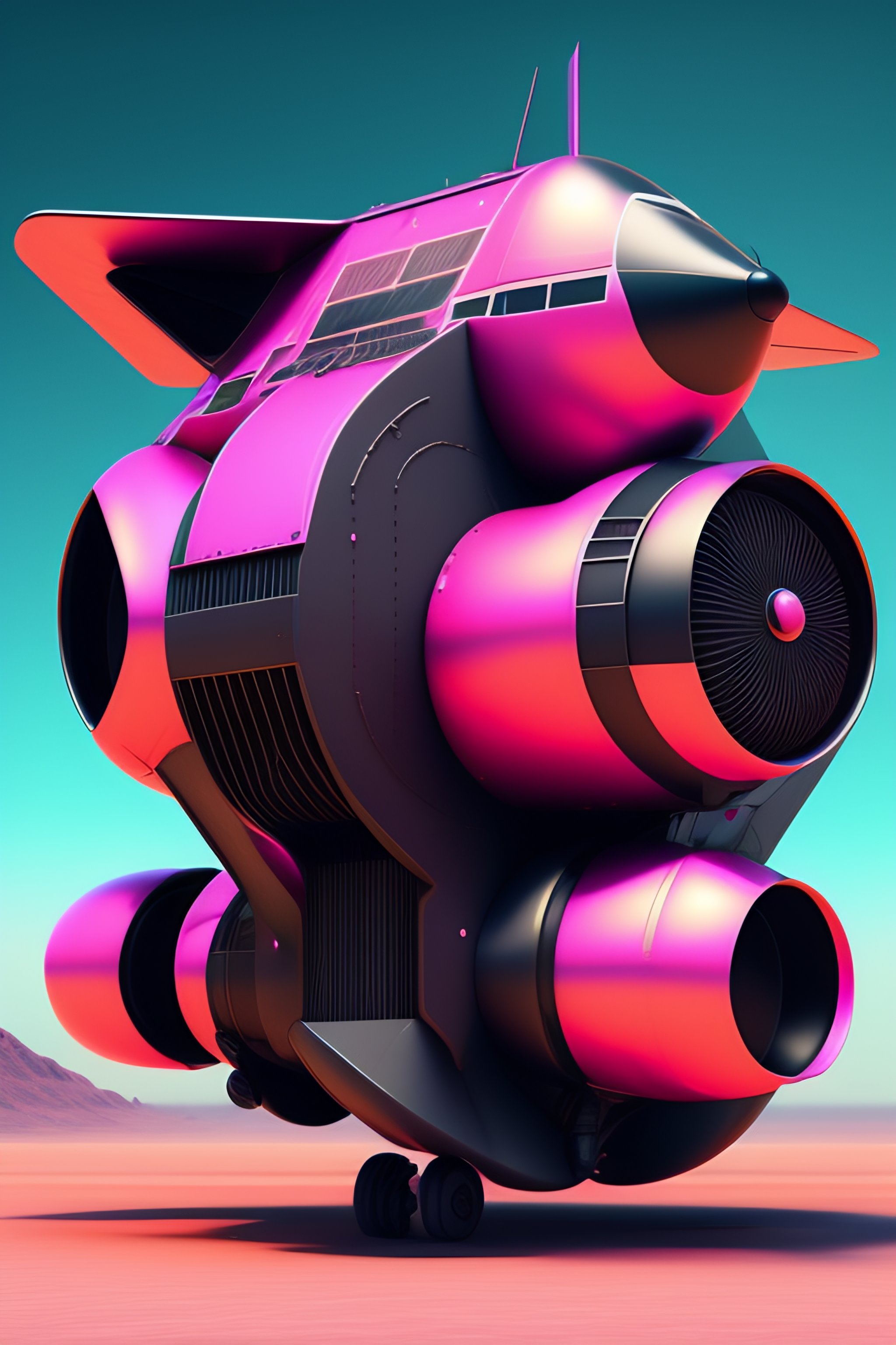 Lexica - Airplane, adaptative, Interestellar, unreal engine, ROBOT ...