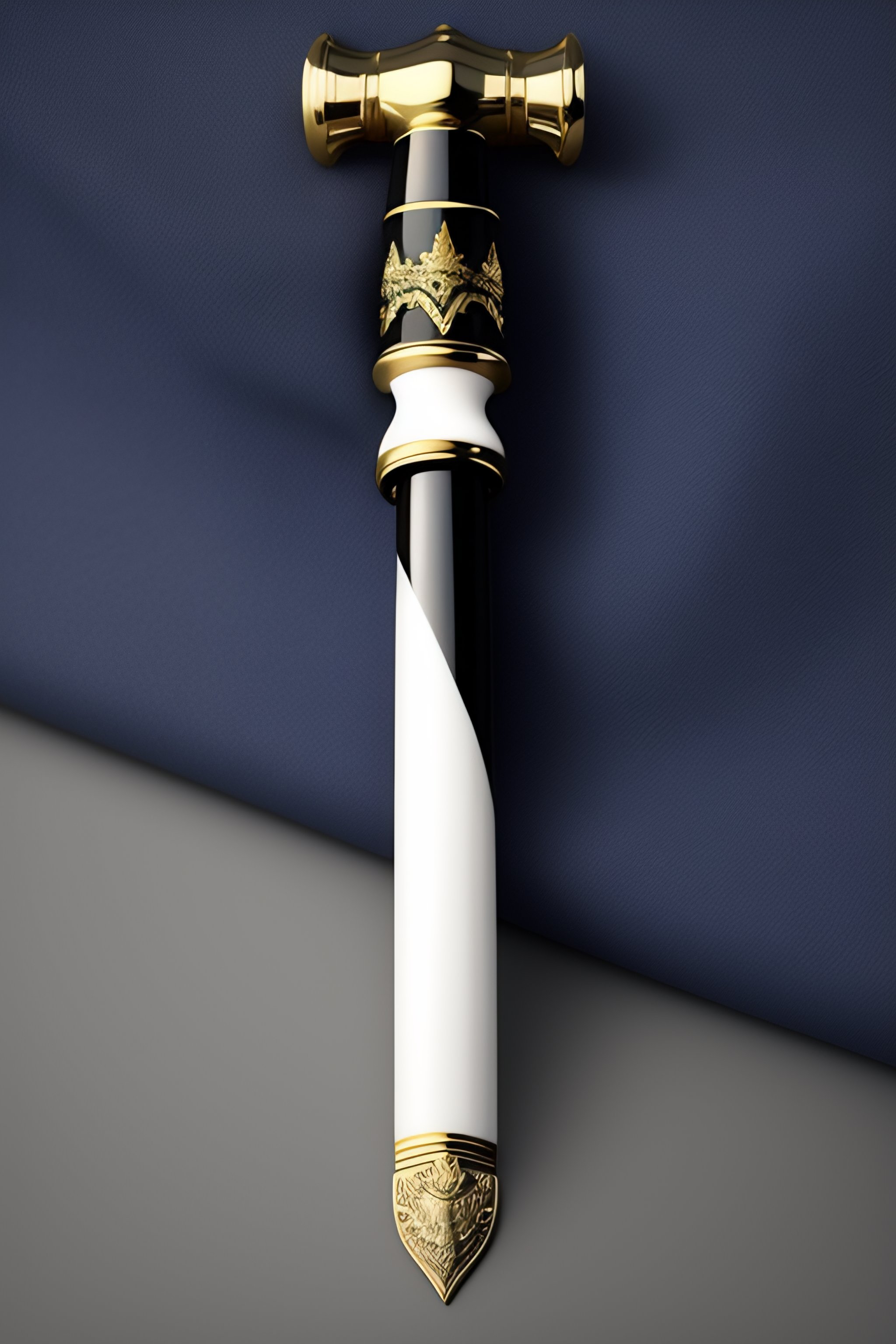 Lexica - Broadsword with a large hilt black and white