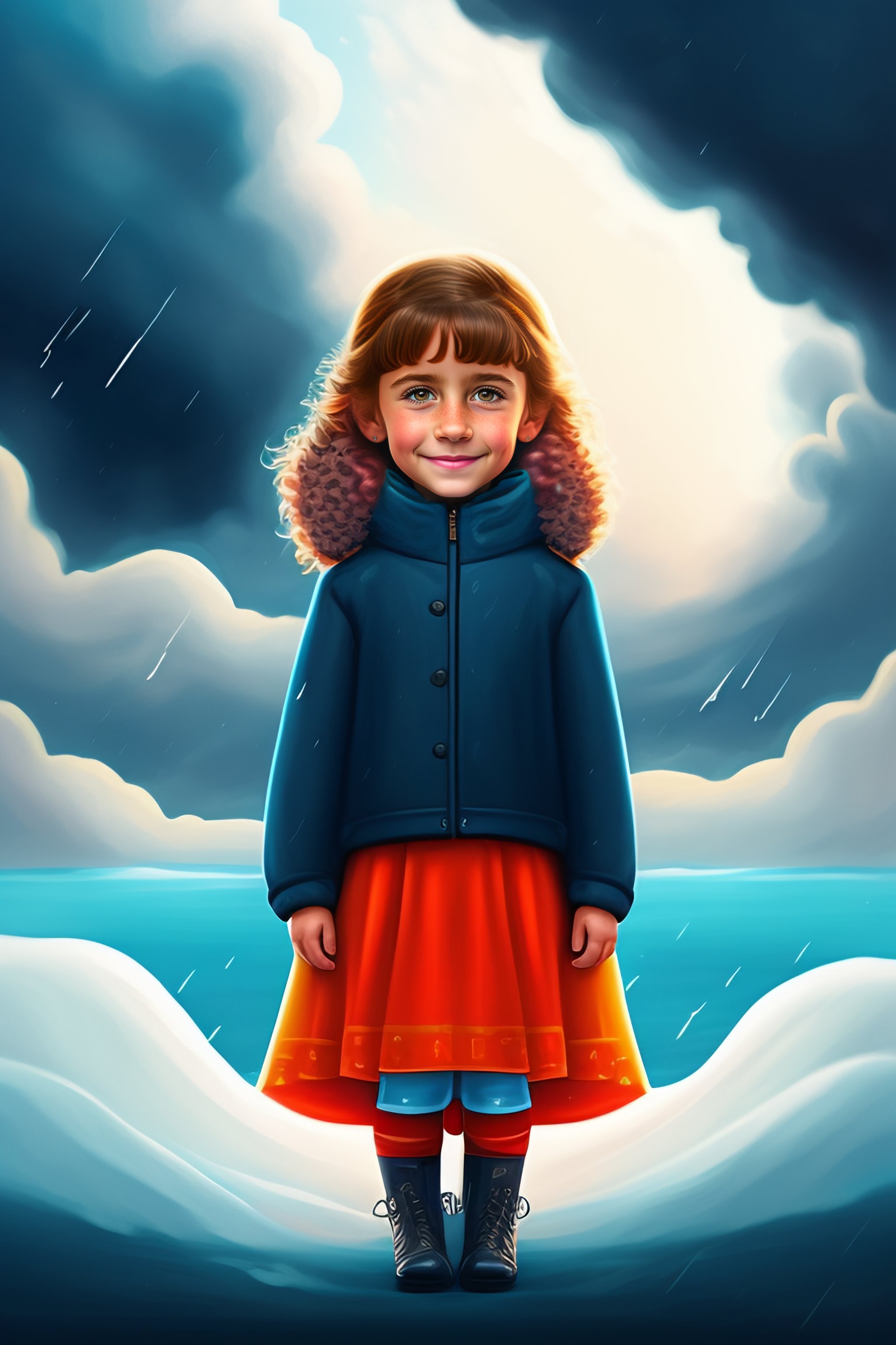 Lexica - Create book cover artwork for a children's book about a small ...