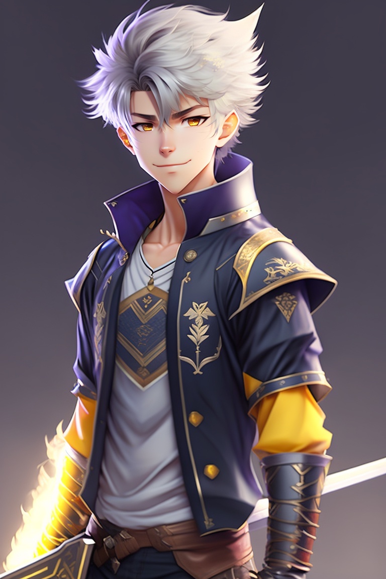 Lexica - A anime boy, 18 years old boy, young bad pretty boy, black ...