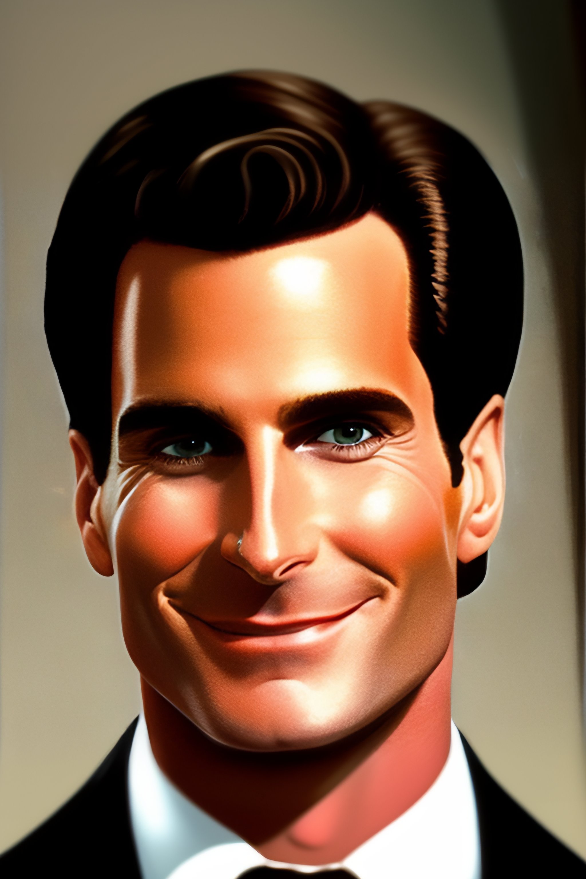 Lexica - Patrick bateman, cartoon, simple, cute