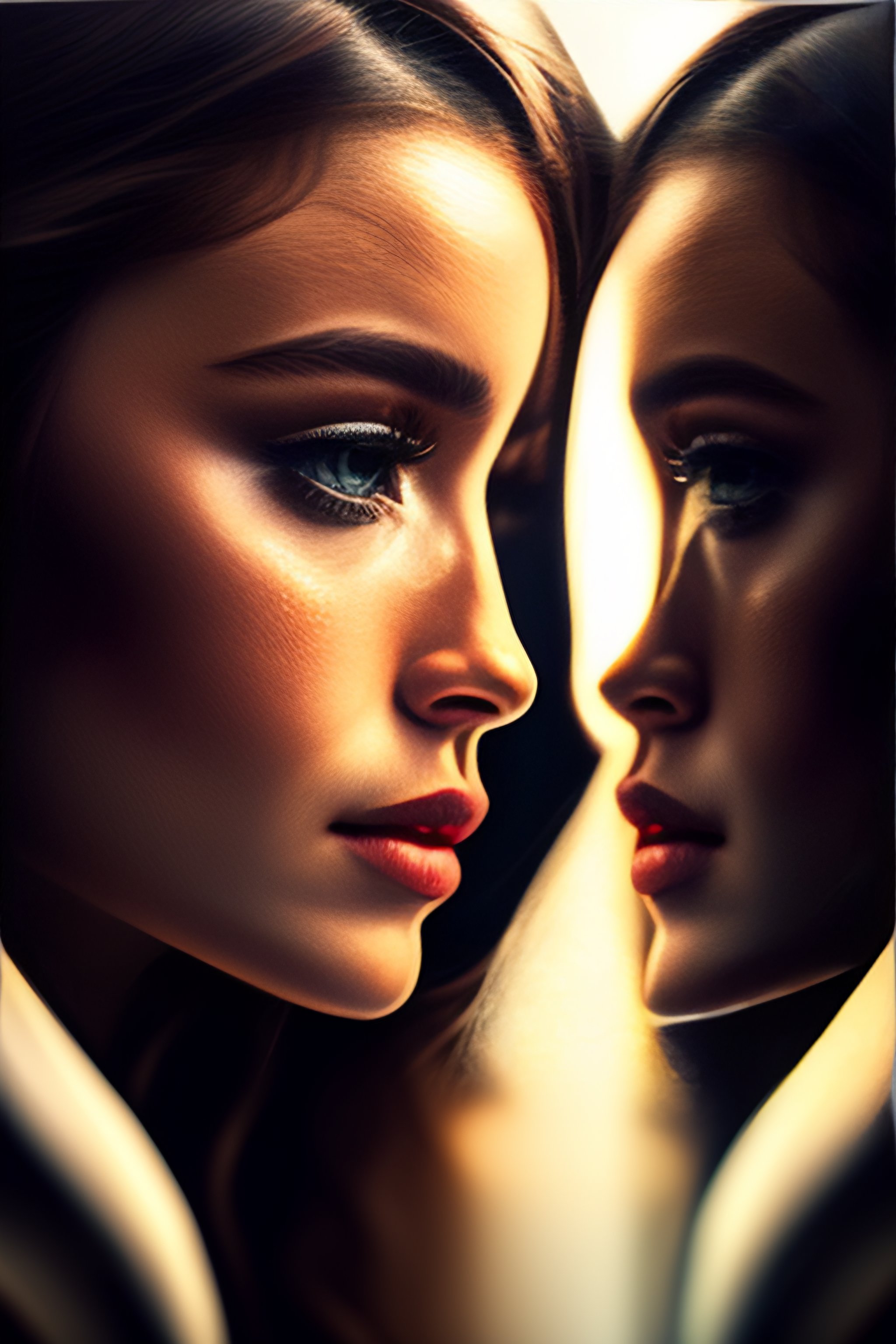 Lexica - A girl looking through a mirror, ultra HD, 8k, reallistic ...