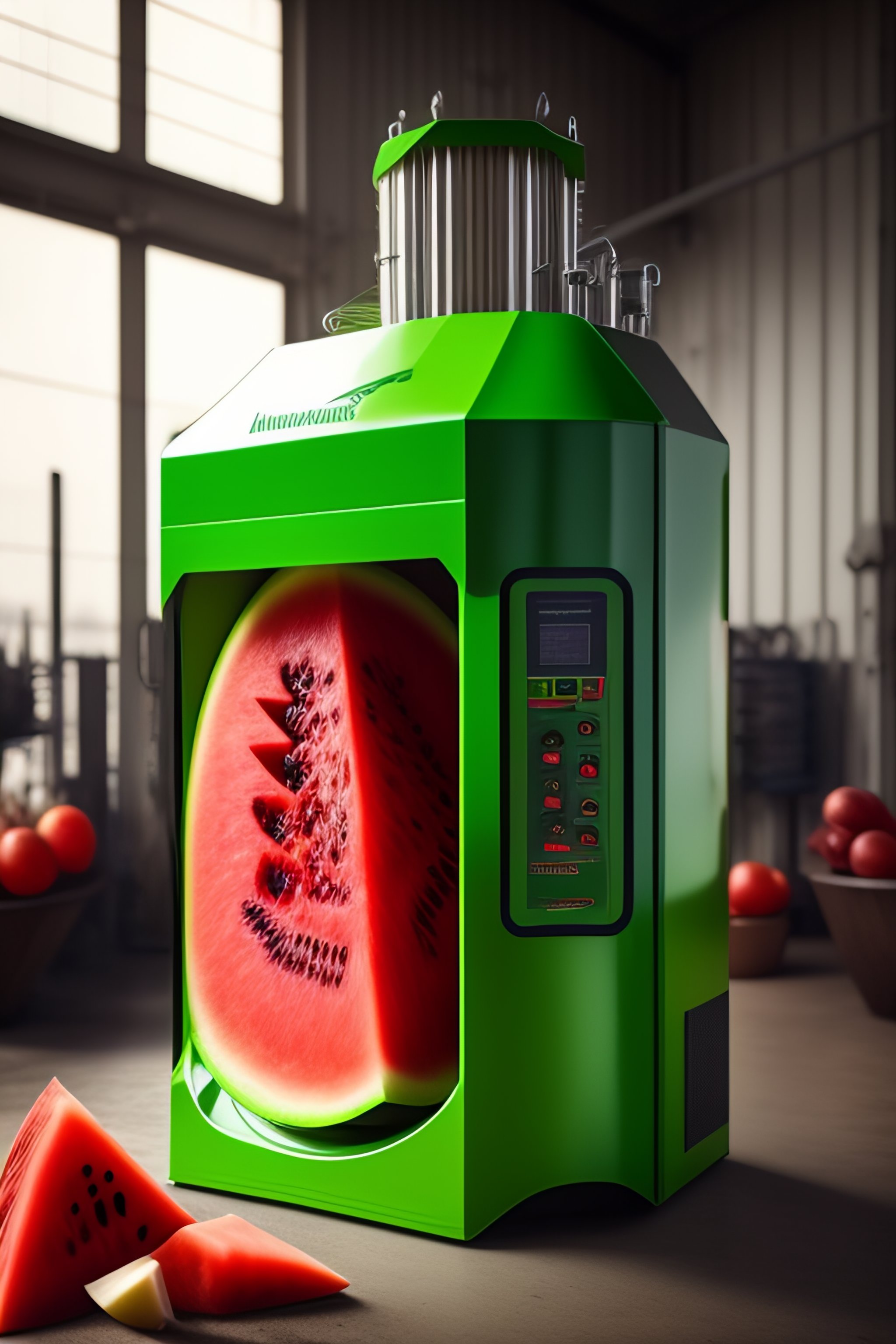 Lexica - Machine that cuts watermelons