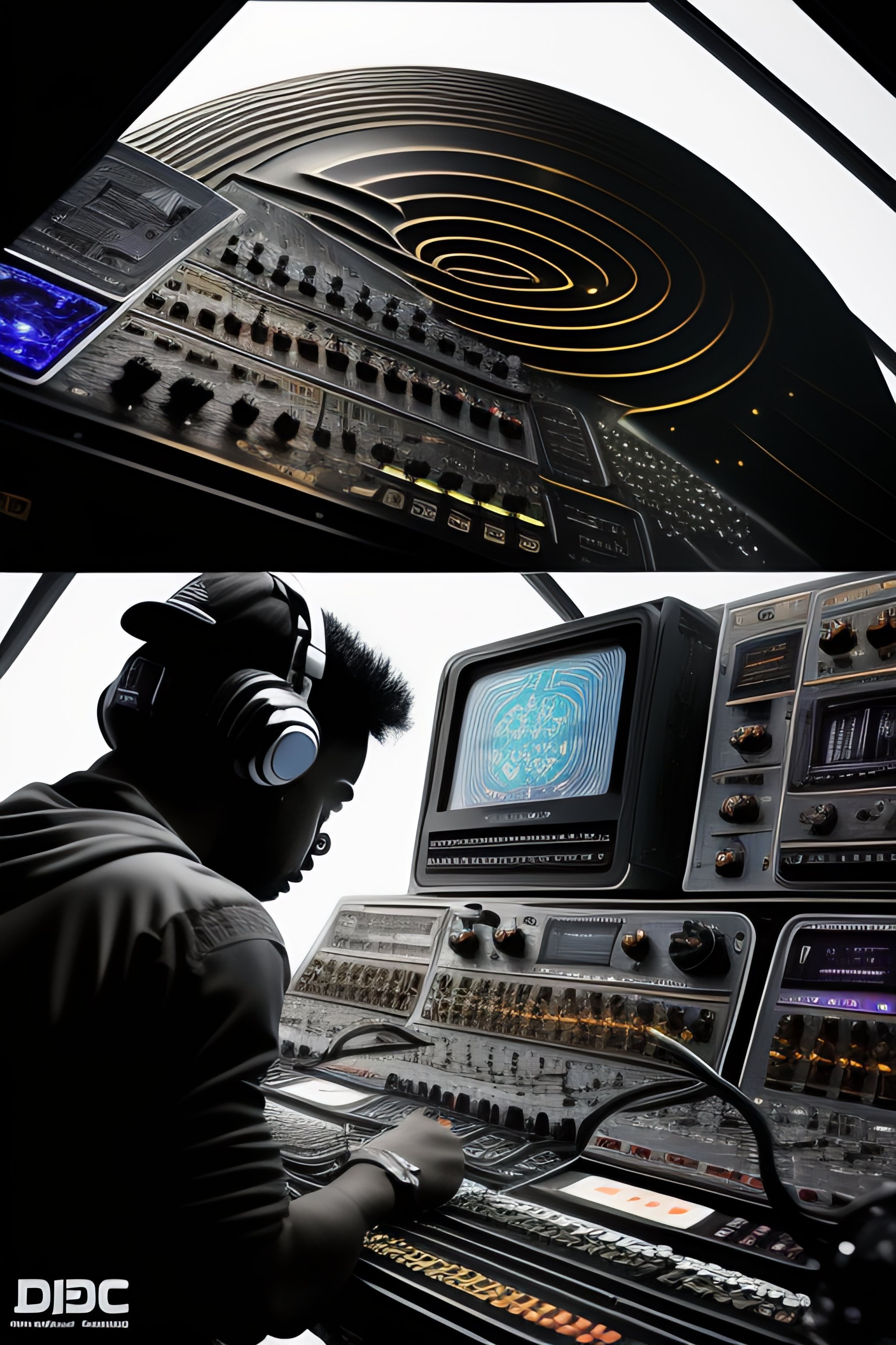 Lexica - Intricate detailed artwork of astronauts using dj controller ...