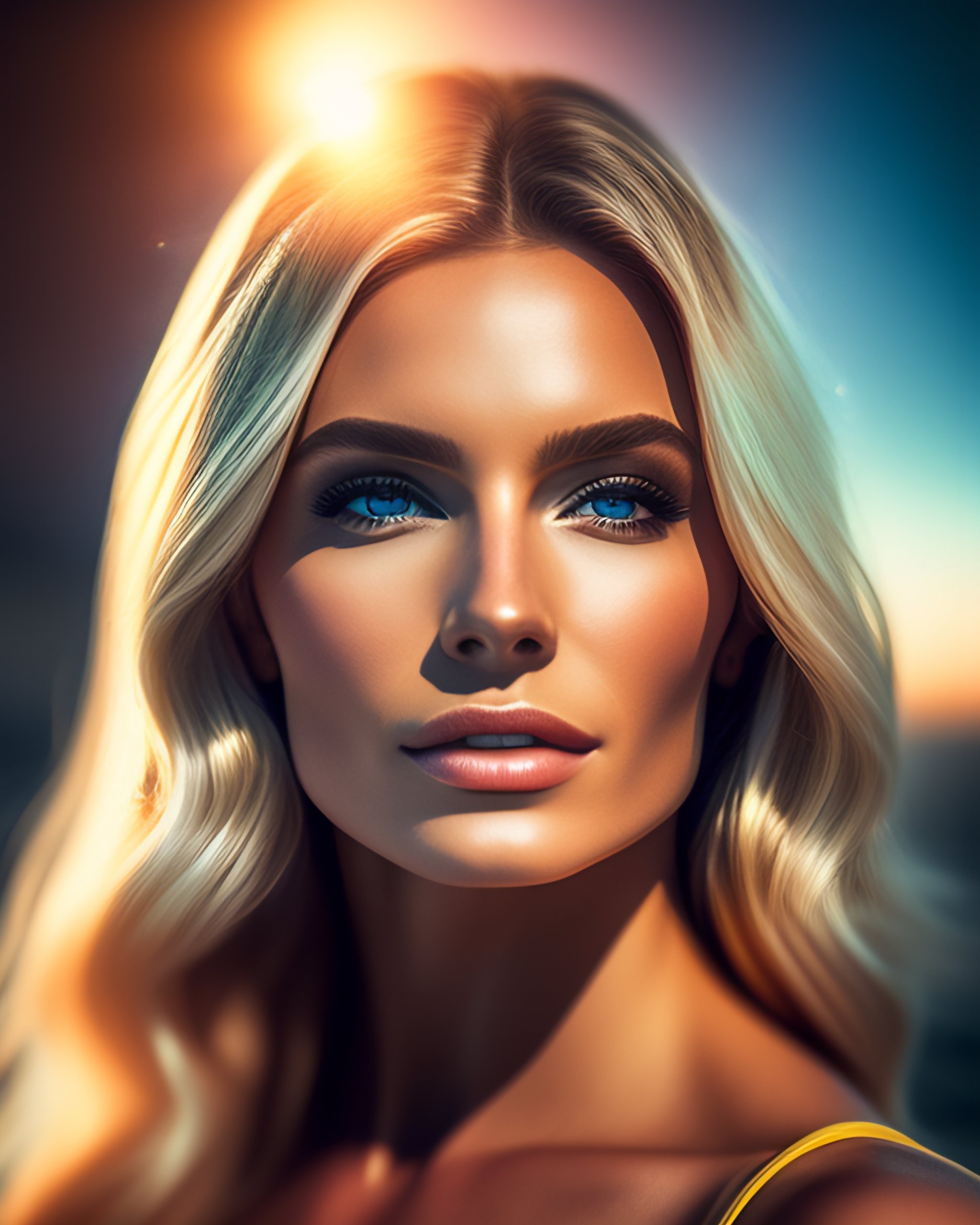 Lexica - Photo of a beatifull blond woman posing, the most beautiful ...