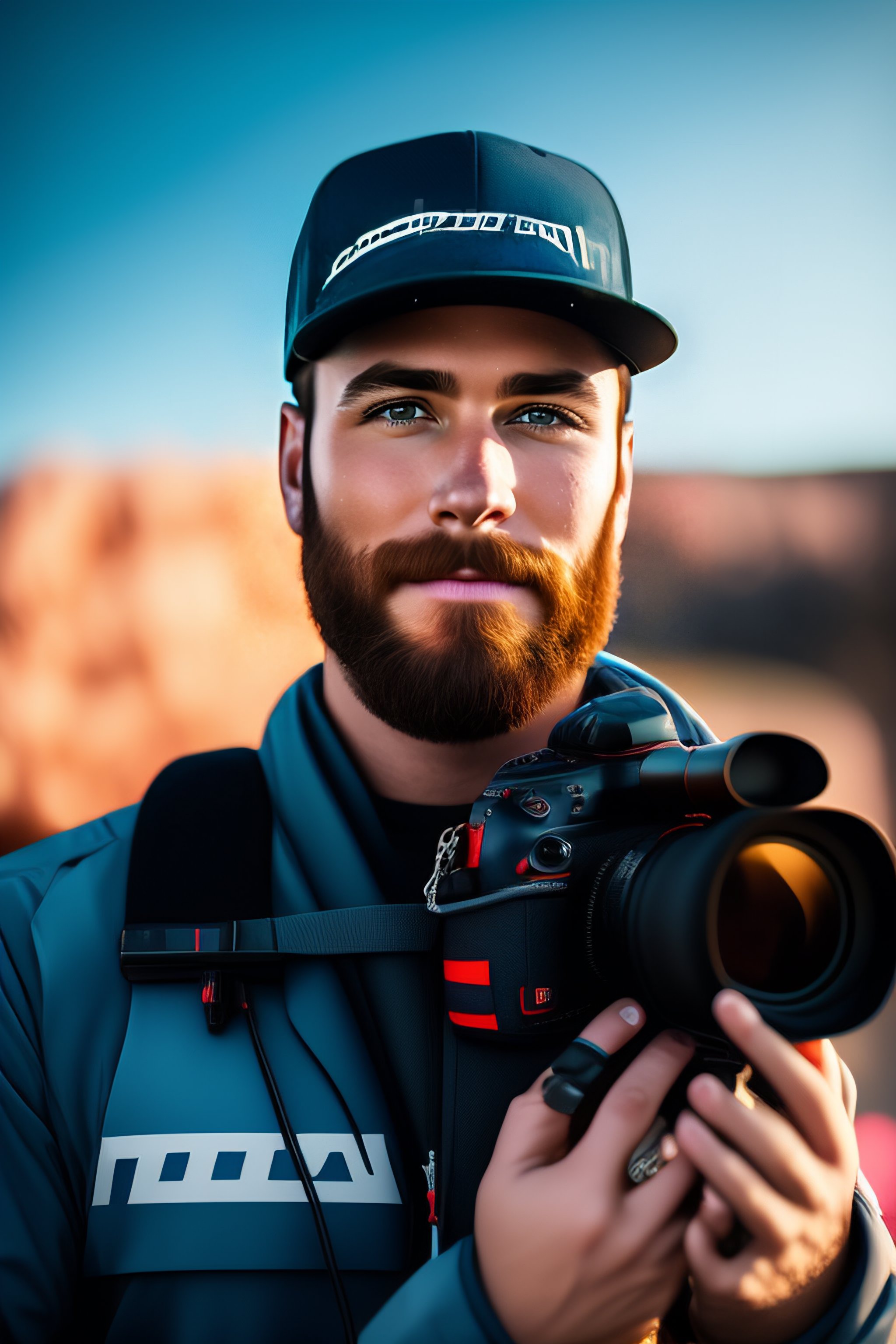 Lexica - Give the camera guy a profesional shoulder held video camera ...