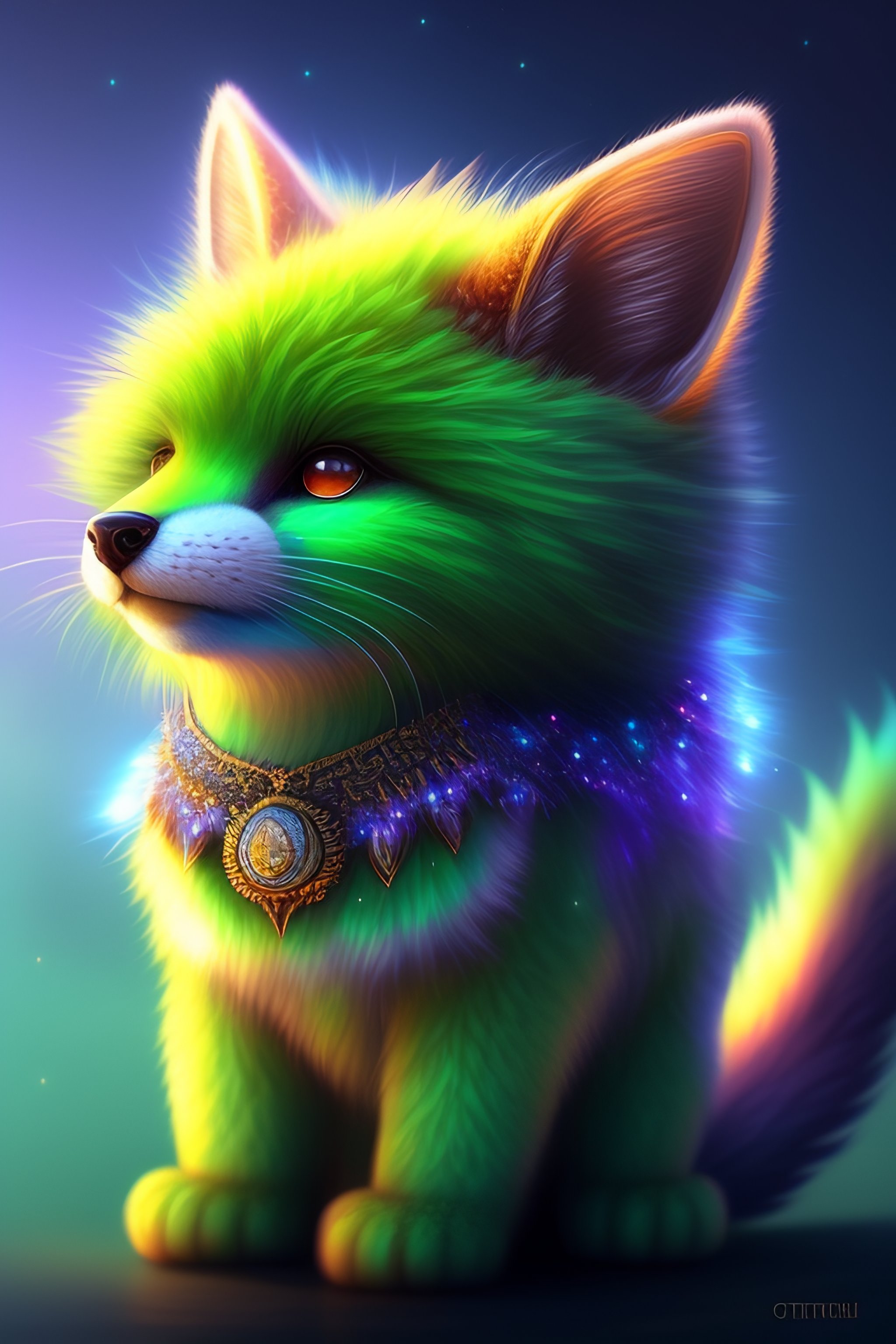 Lexica - Tree furry Magical alien fantastic critter crystal