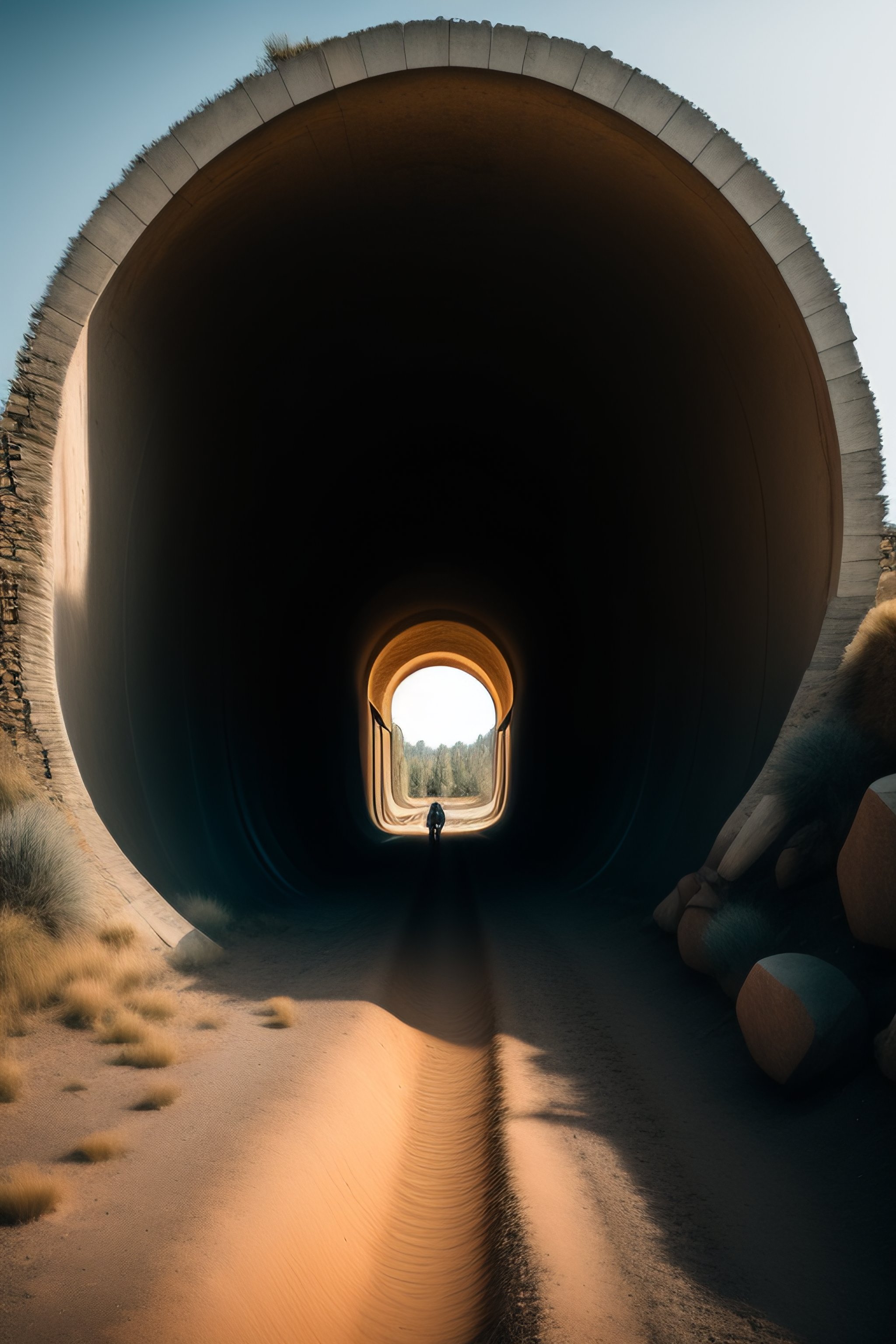 Lexica - Walking through a crumbling tunnel