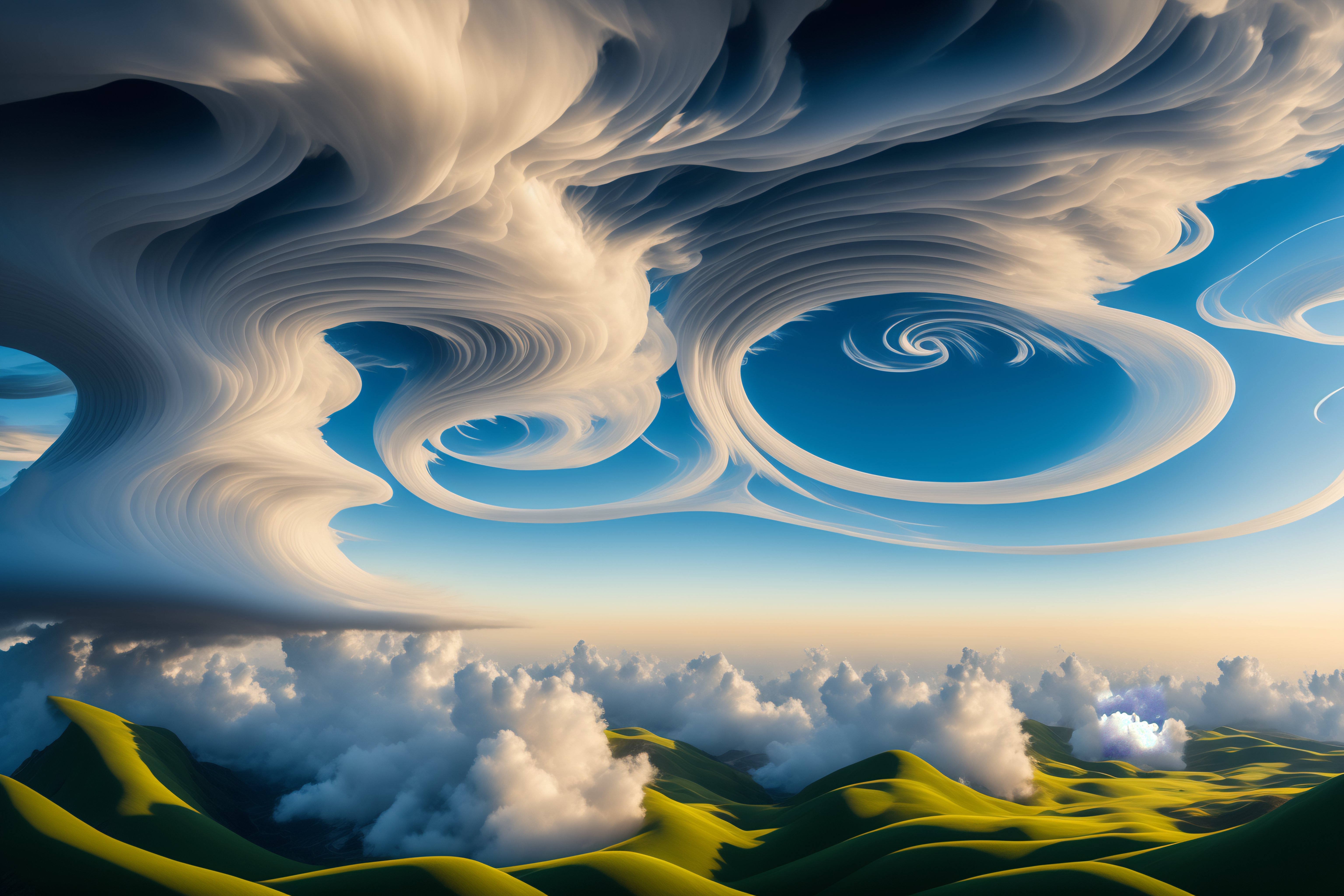 Lexica - A huge flock of many elaborate intricate smooth sculptural ...