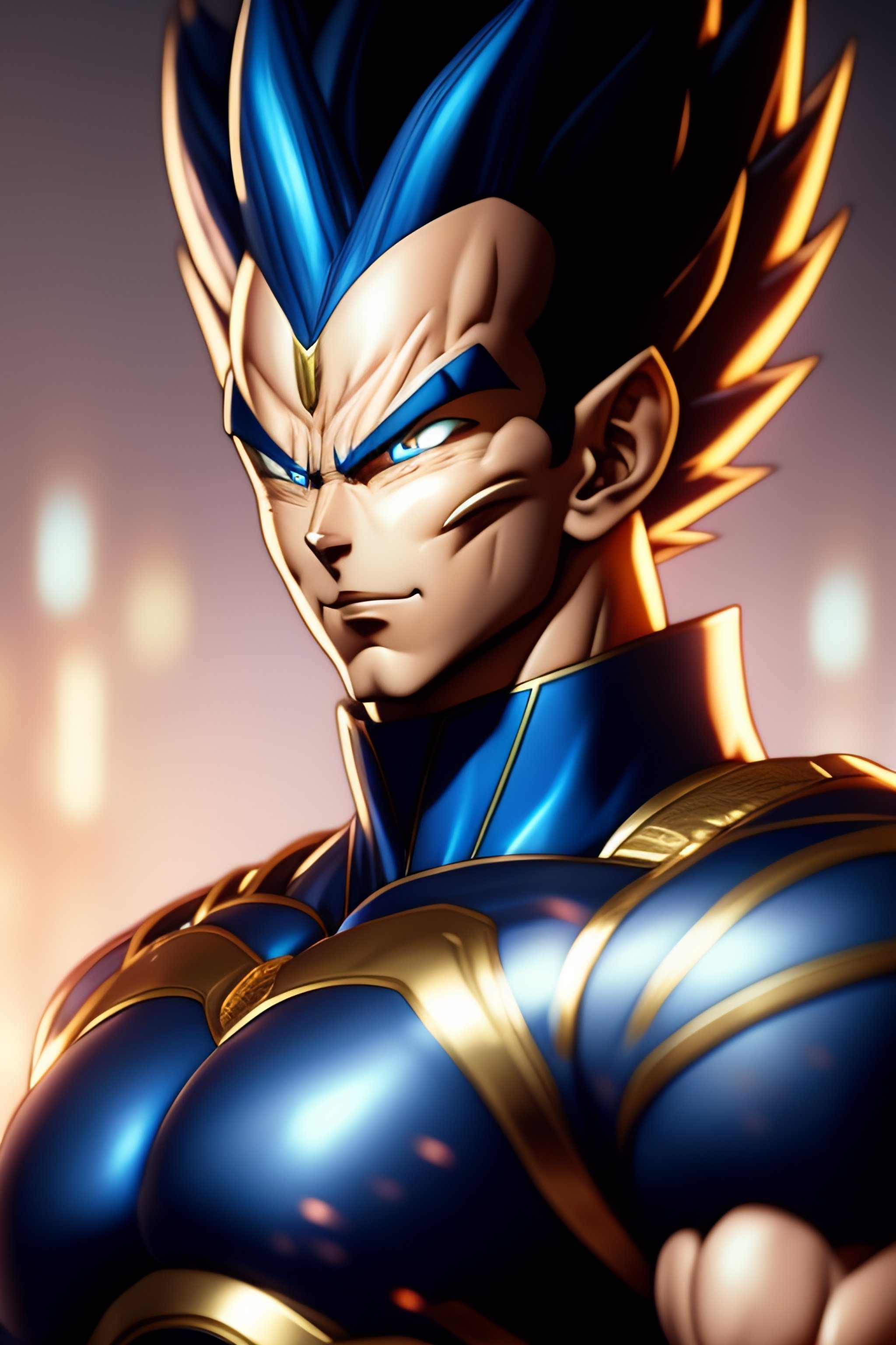 Lexica - Vegeta blue super saiyan, highly detailed, smooth, fine ...