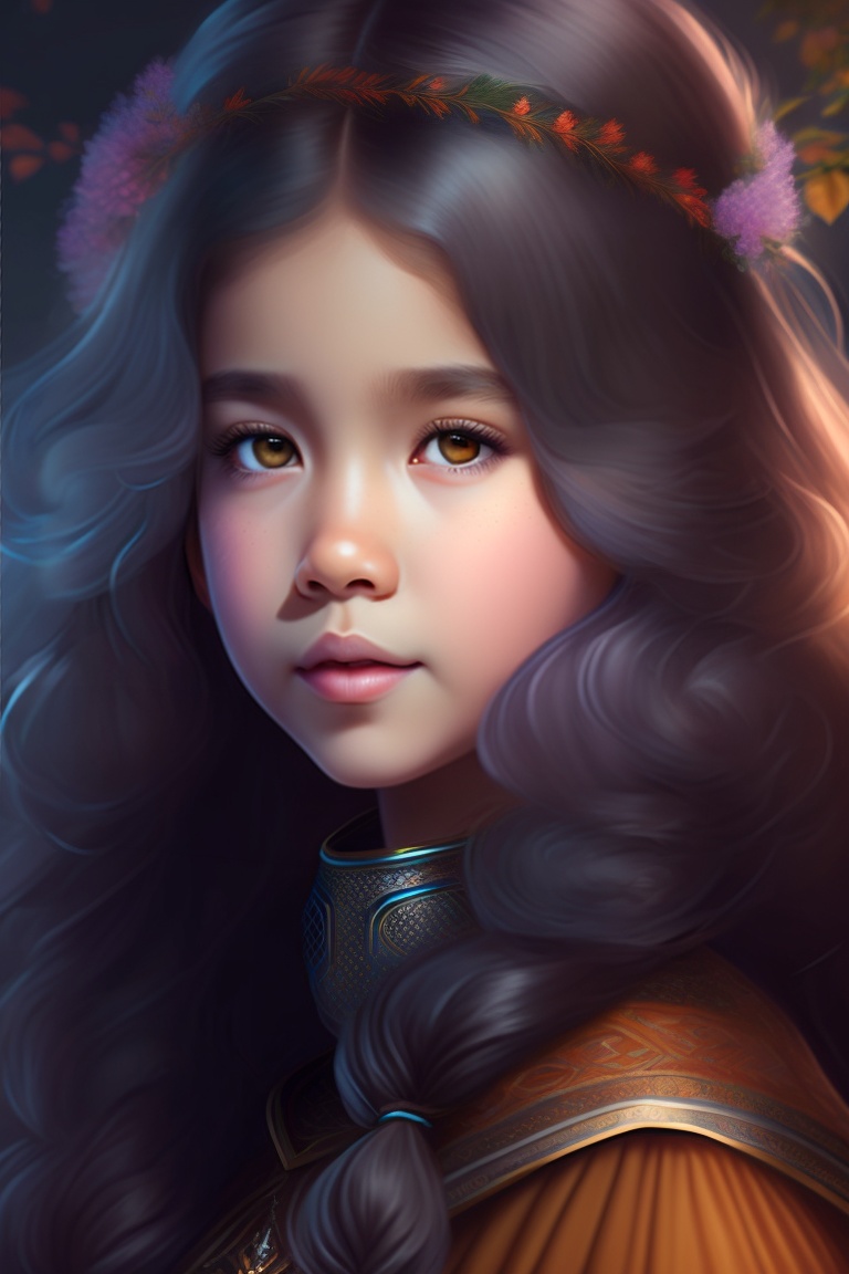 Lexica - In a tranquil village, lived Elara, a girl suffused with an ...