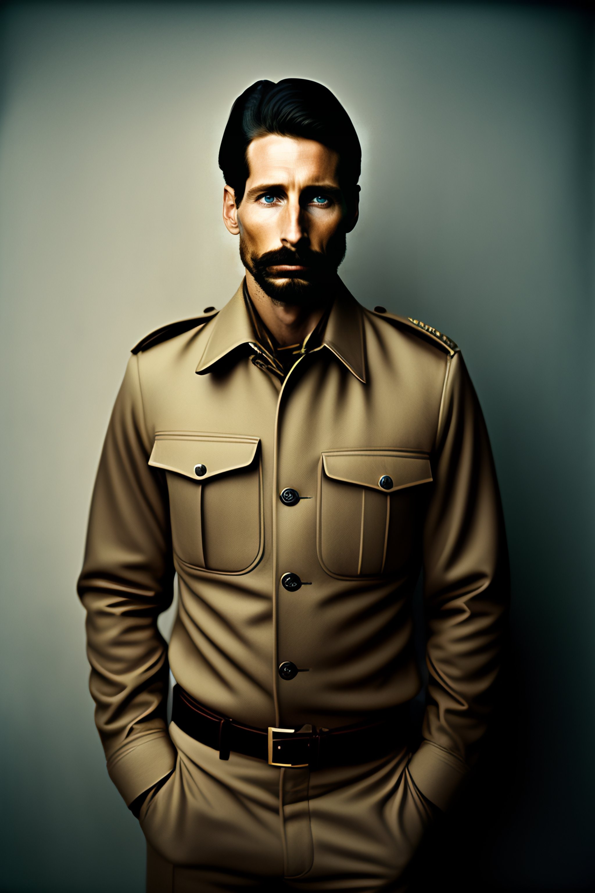 Lexica - Portrait of a Dark soldier, evil in sight. Mud in the face ...