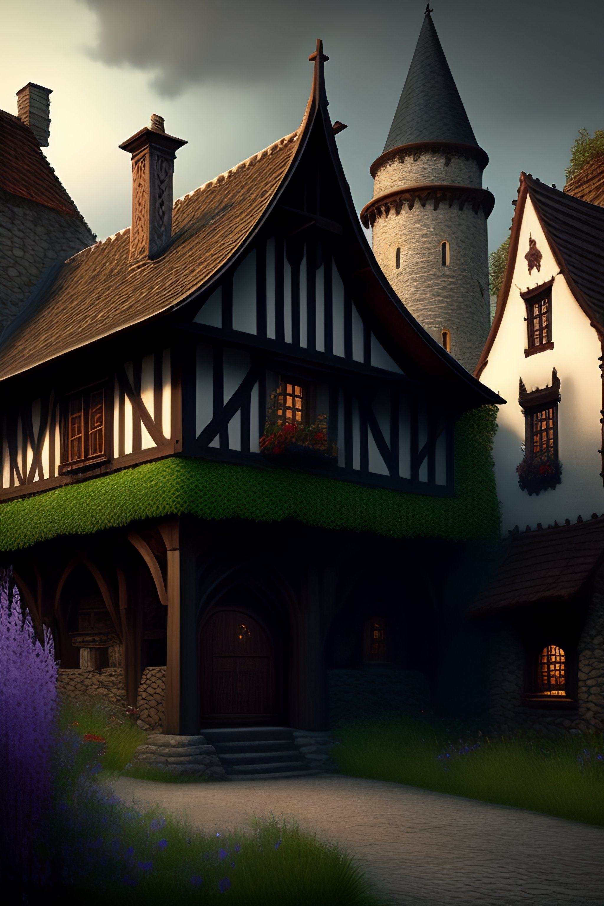 Lexica - Old medieval town gothic dark