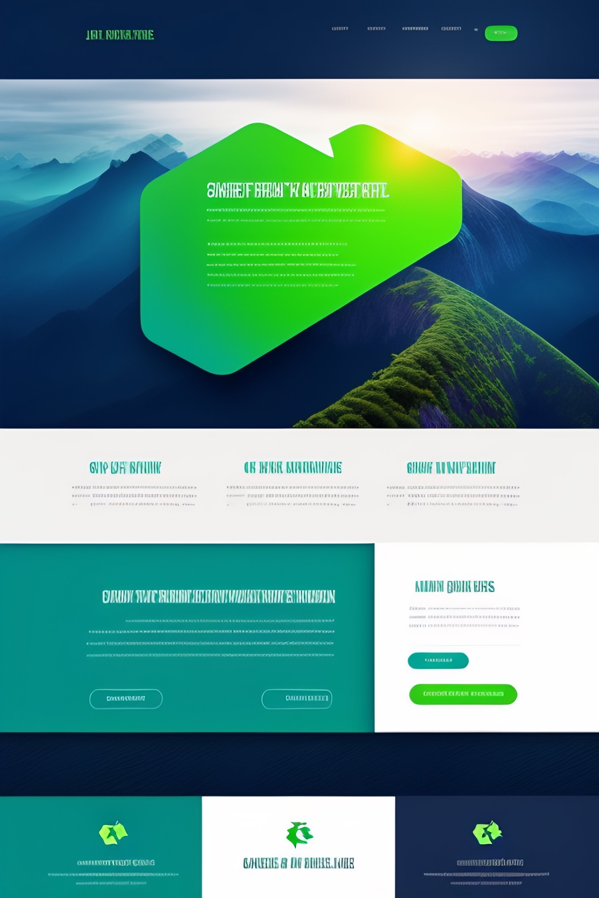 Lexica - Recycling garbage landing page template, eps Recycling, bleu ...
