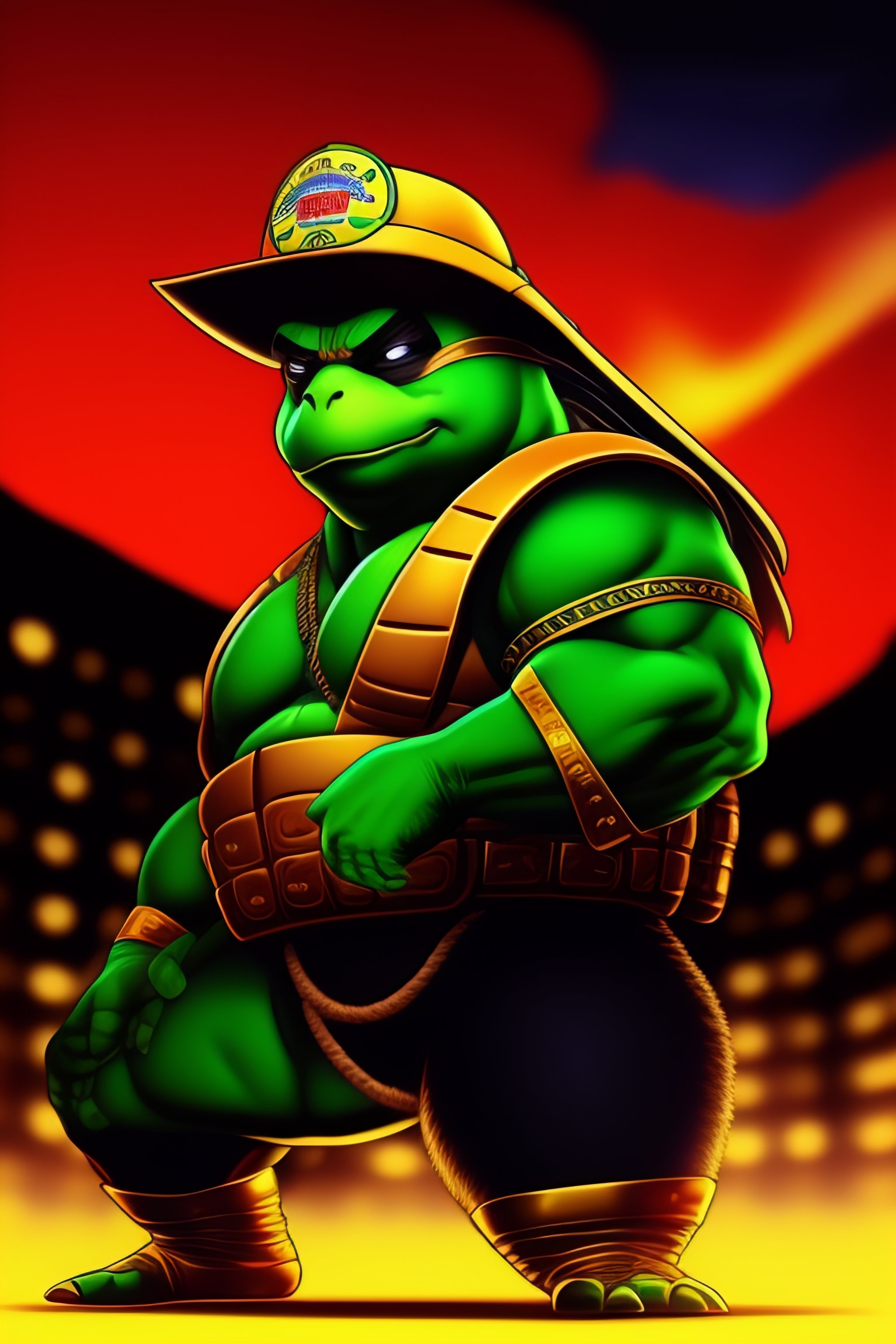 Lexica - Donald trump as a Ninja Turtle, Cartoon, highly detailed ...
