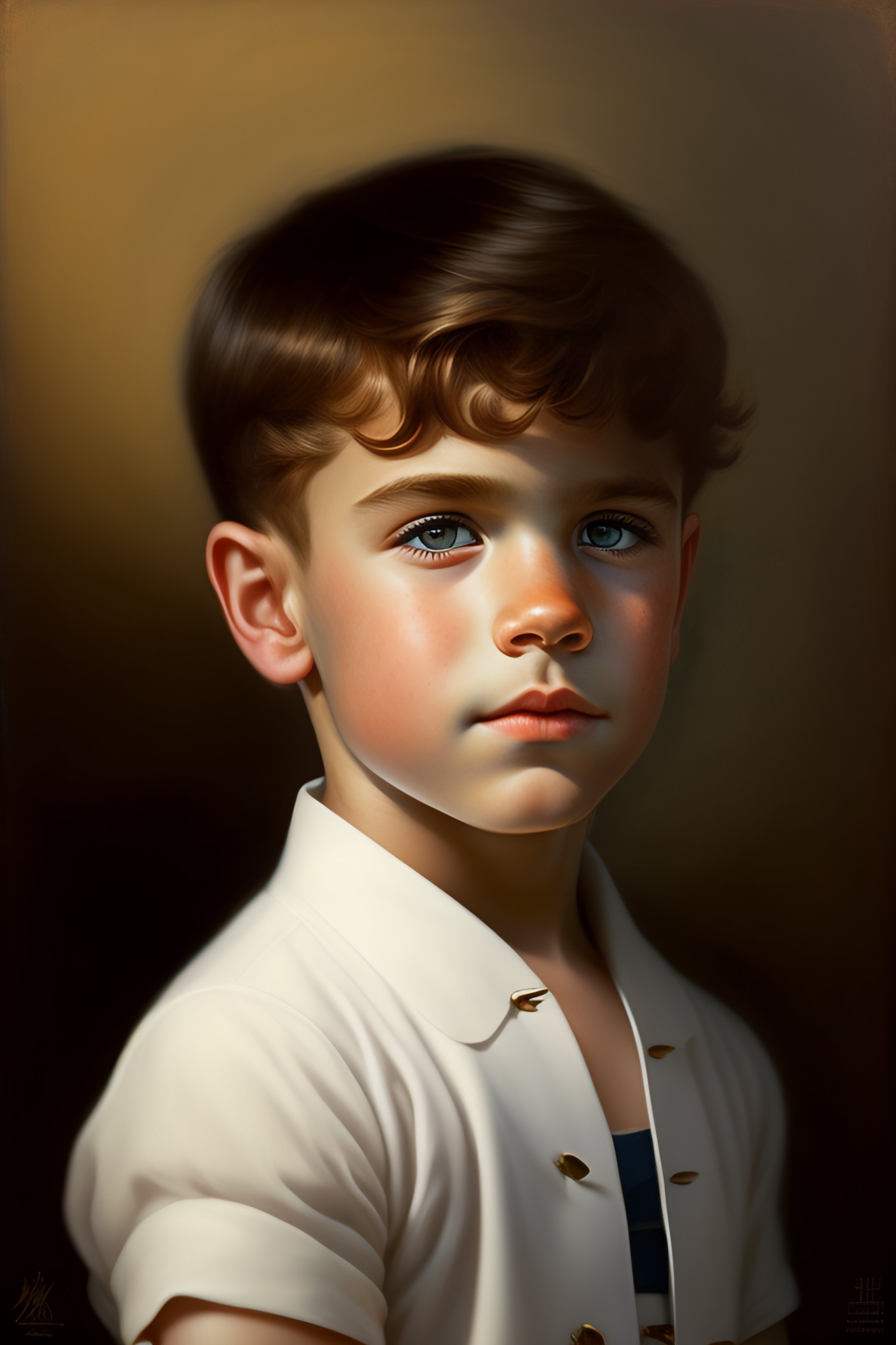 Lexica - Portrait of a handsome young boy, by tom bagshaw and manuel ...