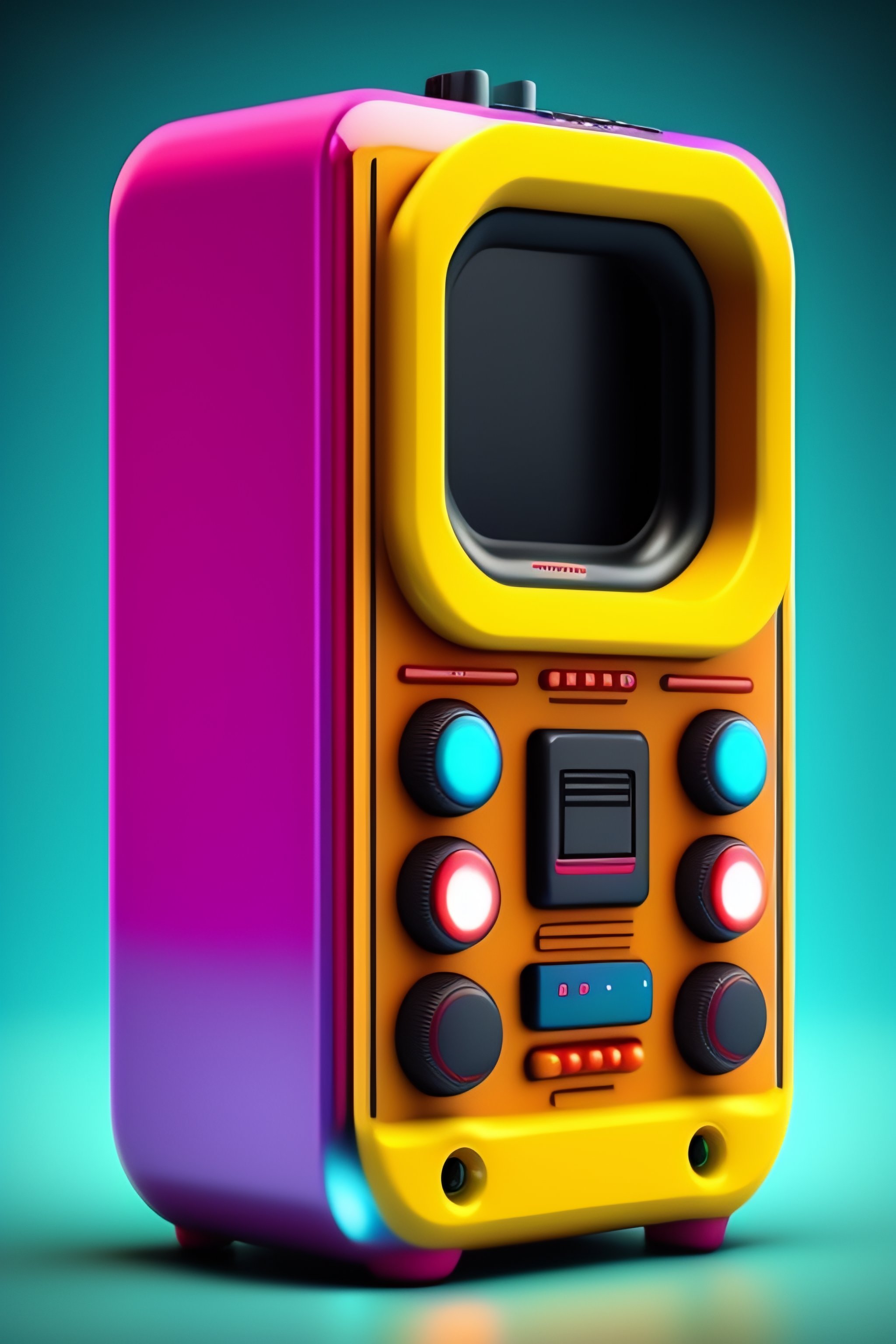 Lexica - Retro gaming console marketed to funky cool people, called ...