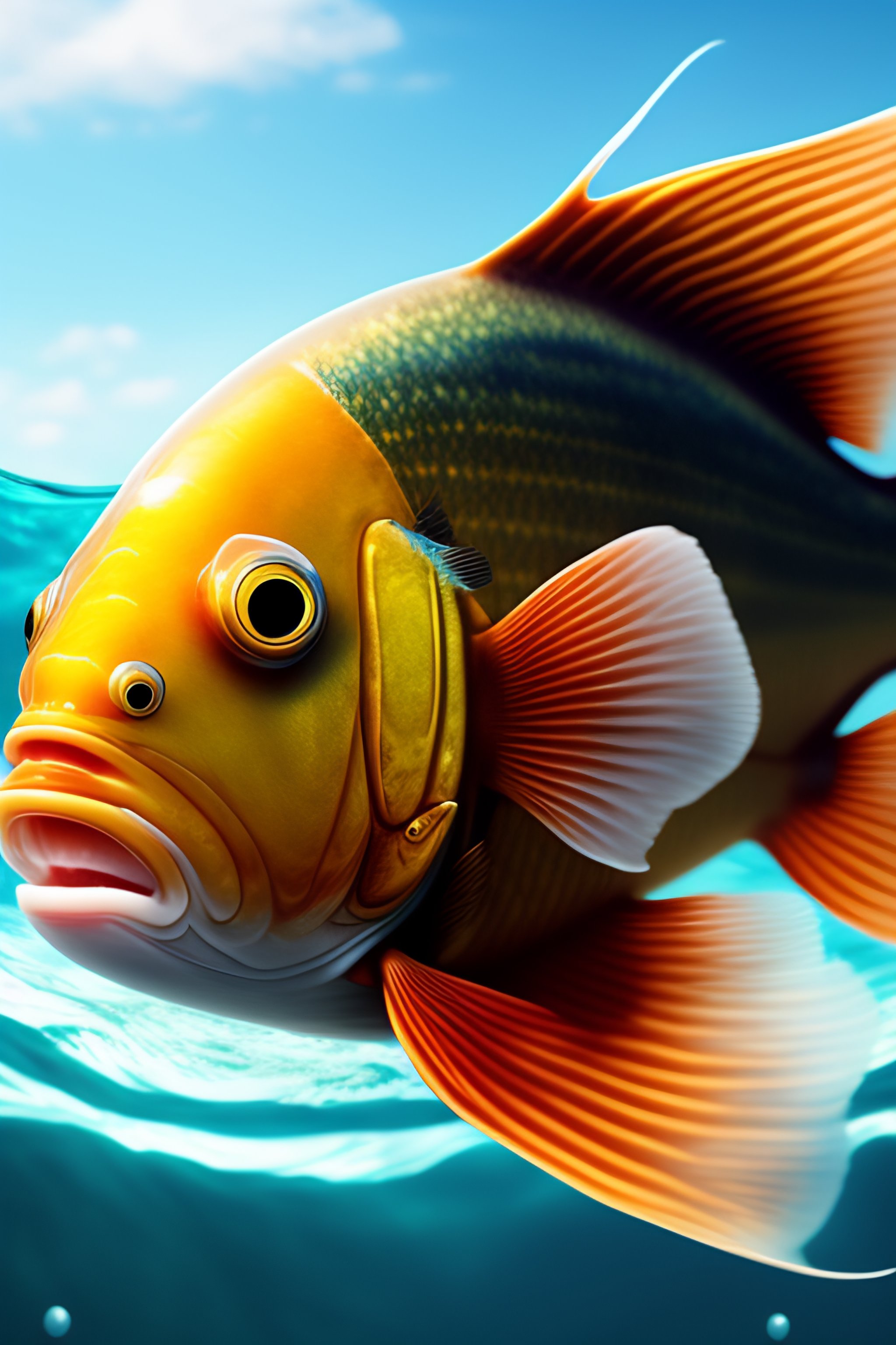 Lexica - Luffy fish fusion