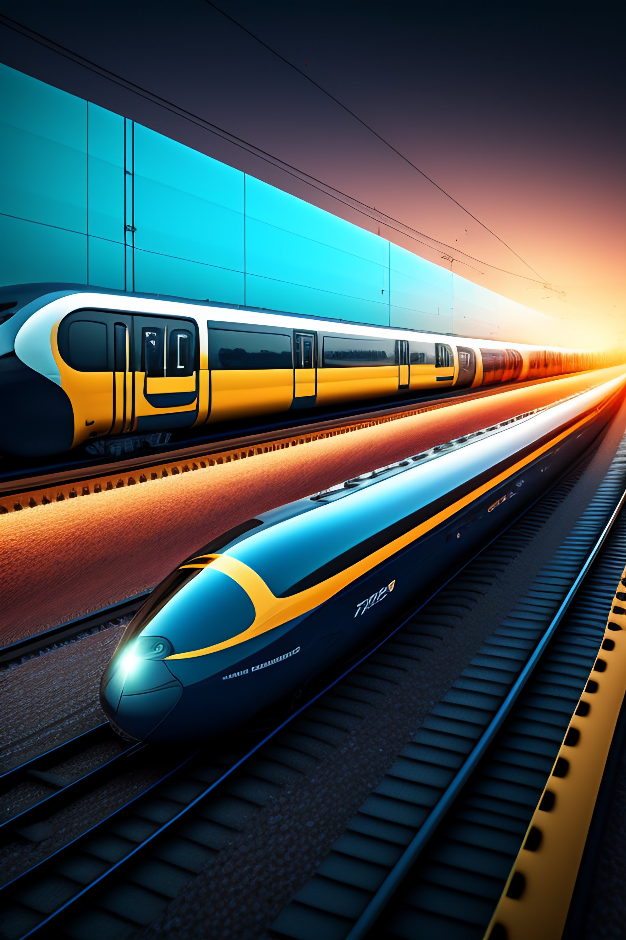 Lexica - Electric train line, numeric world