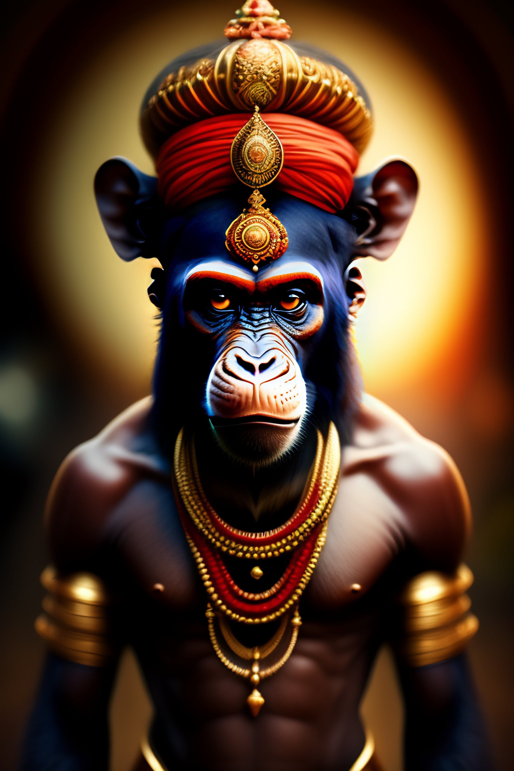 Lexica - Hindu human looking monkey god