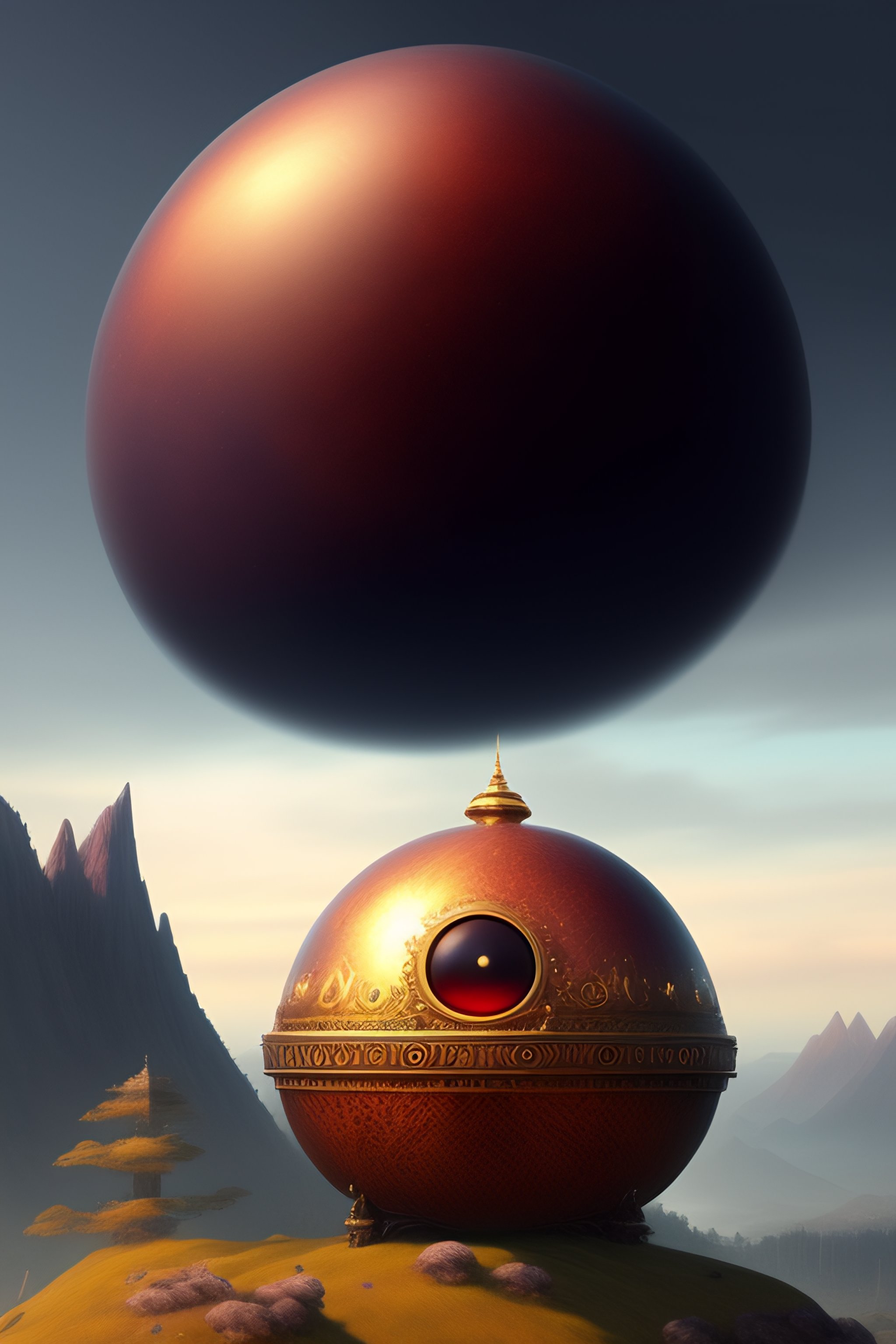 Lexica - Fantasy book style: A creature who is only a round flesh ball ...