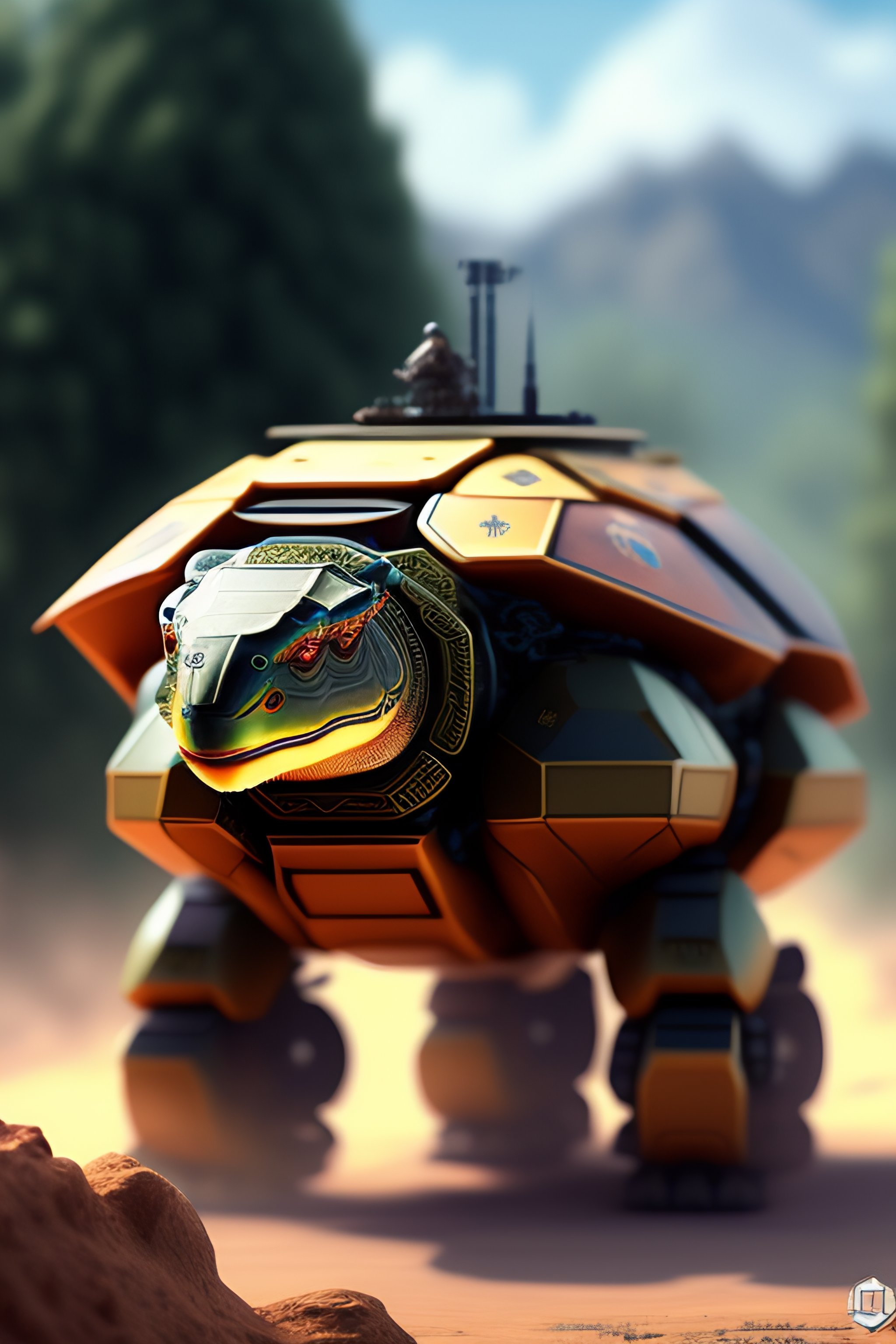 Lexica - Behemoth armored turtle mech