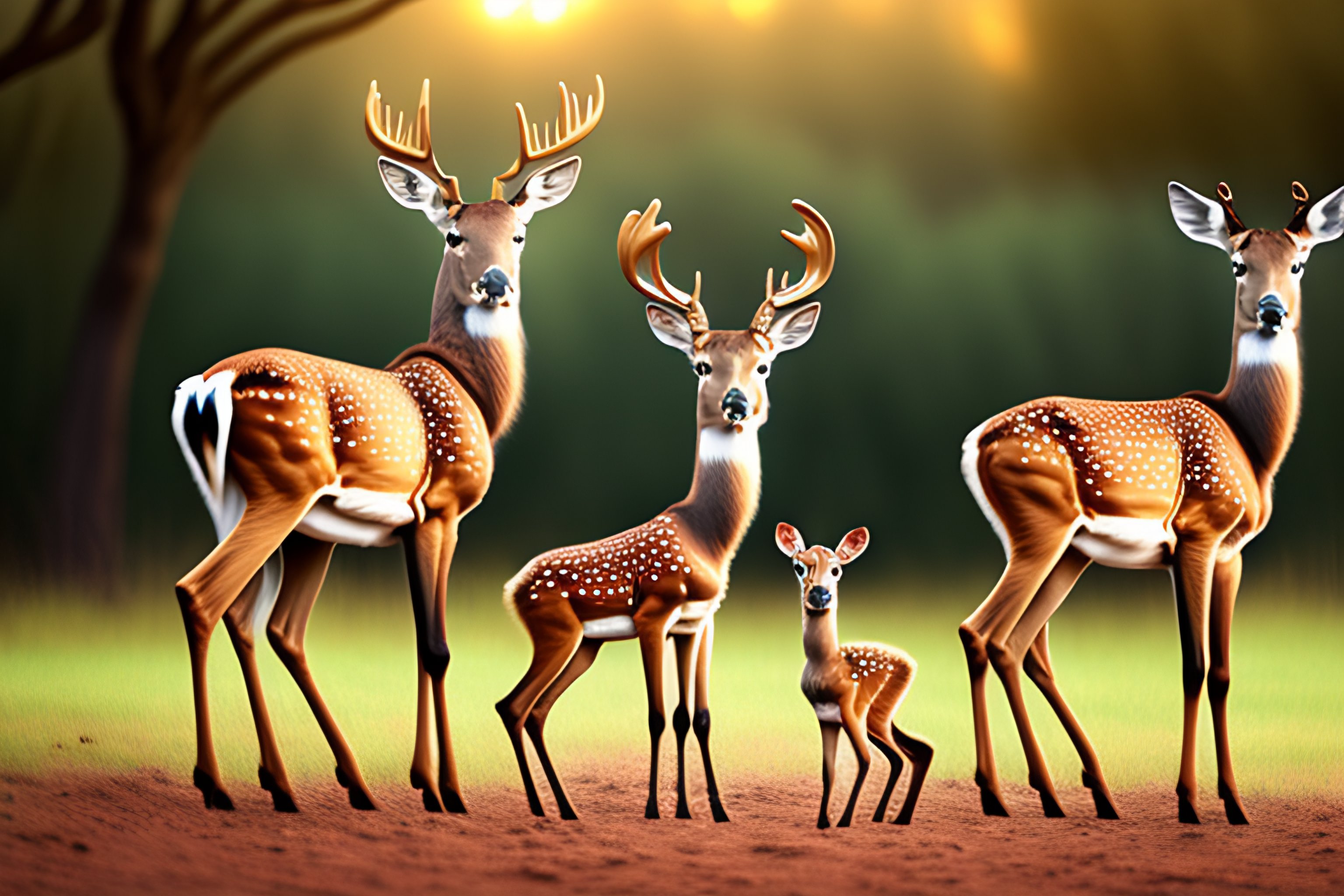 Lexica - A beautiful deer family